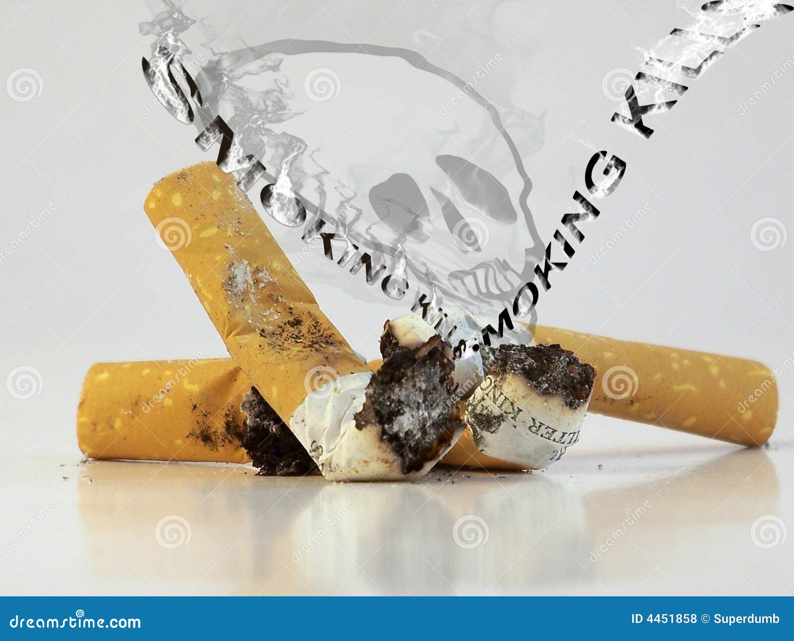 Het roken Doden stock foto. Image of ziekte, gebrand, schade - 4451858