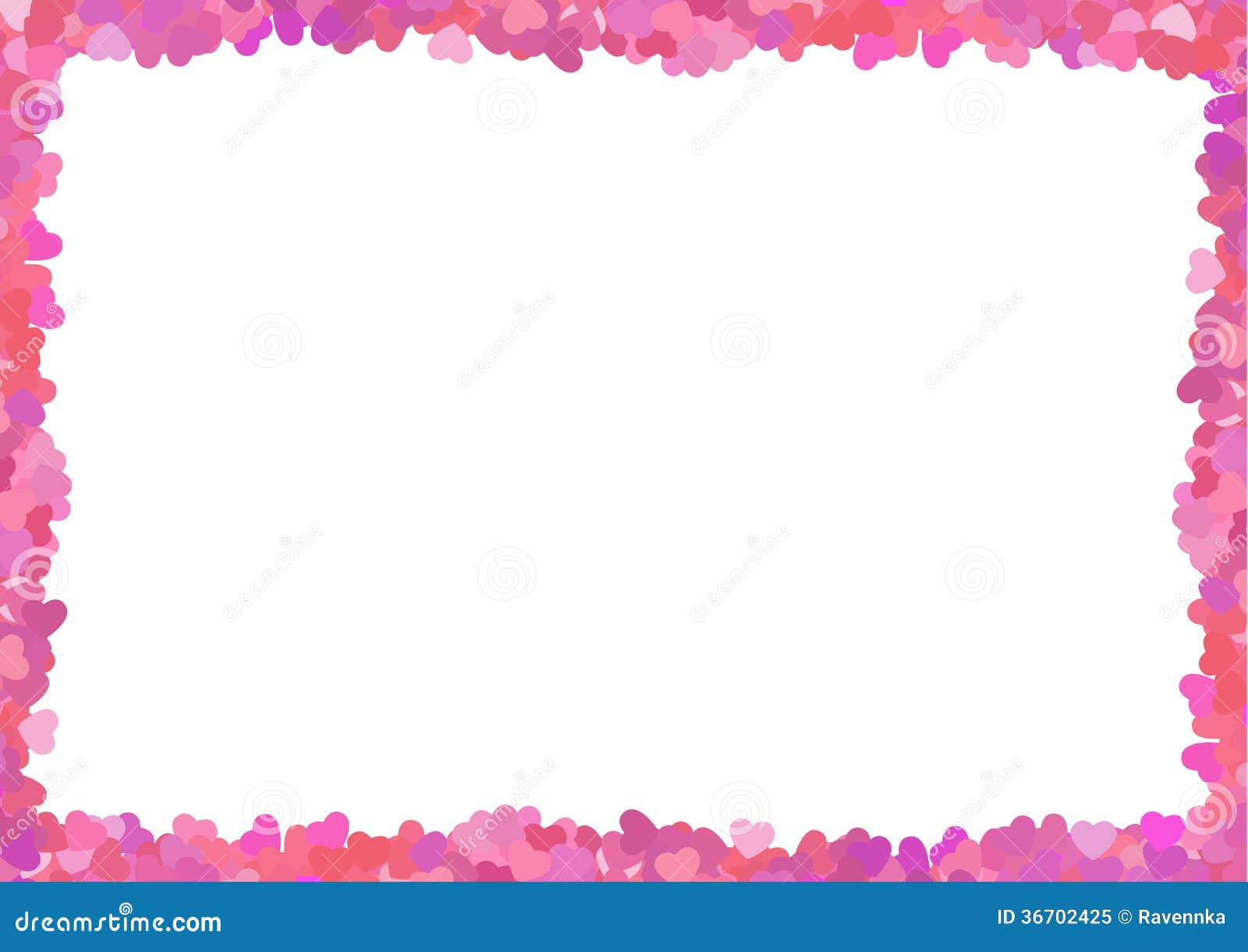 Het Roze Kader Van Valentine Vector Illustratie - Illustration of ...