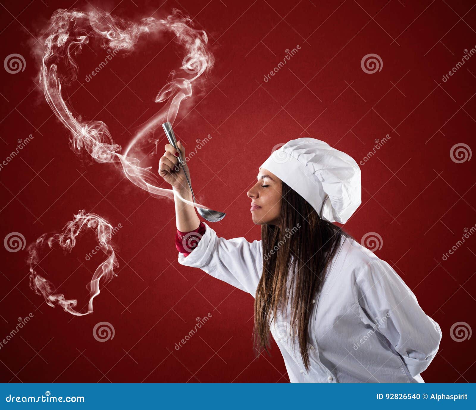 Het Ruiken Van Het Mooie Aroma Stock Foto - Image of hart, mooi: 92826540