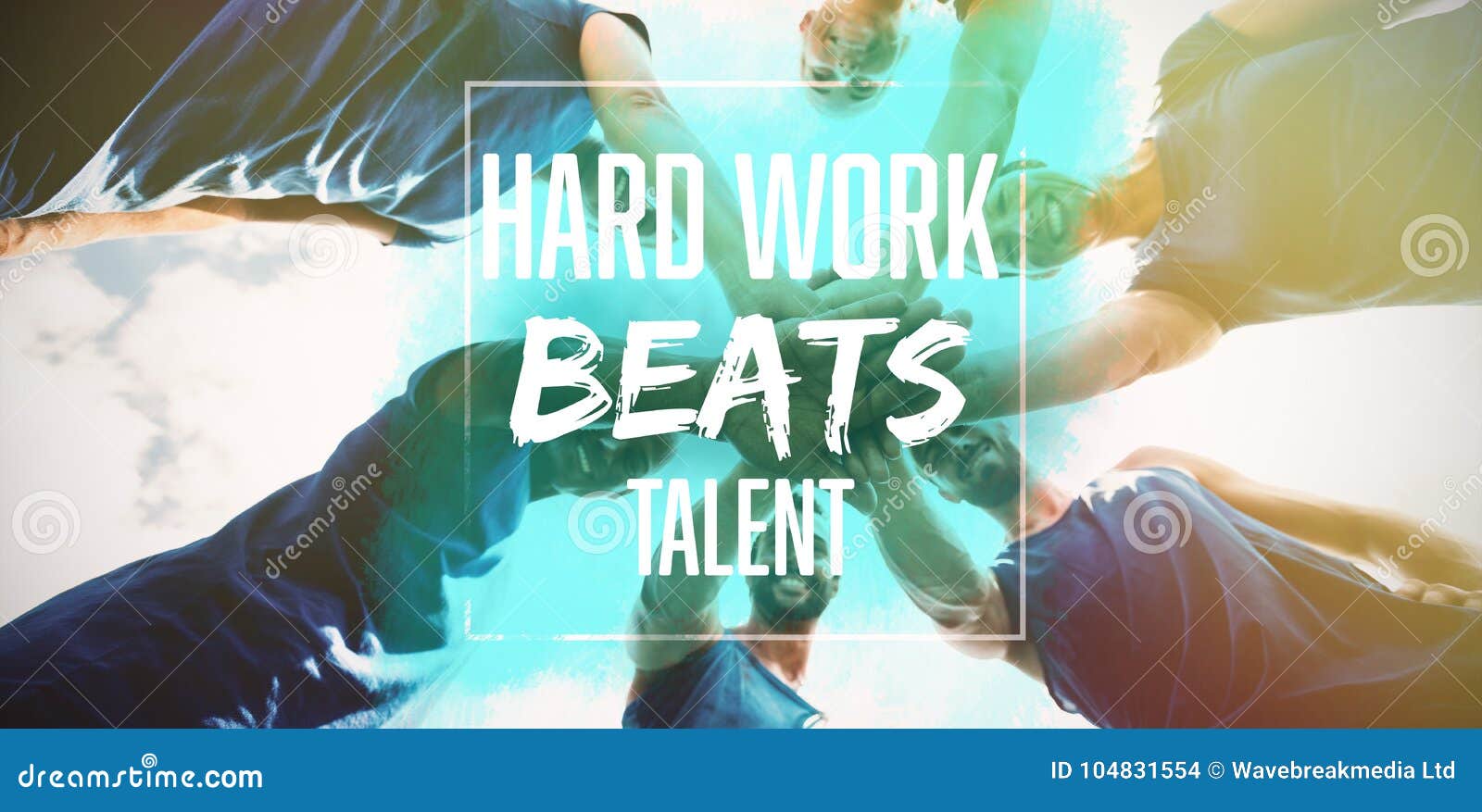 Het Samengestelde Beeld Van Het Harde Werk Slaat Talent Stock Foto ...