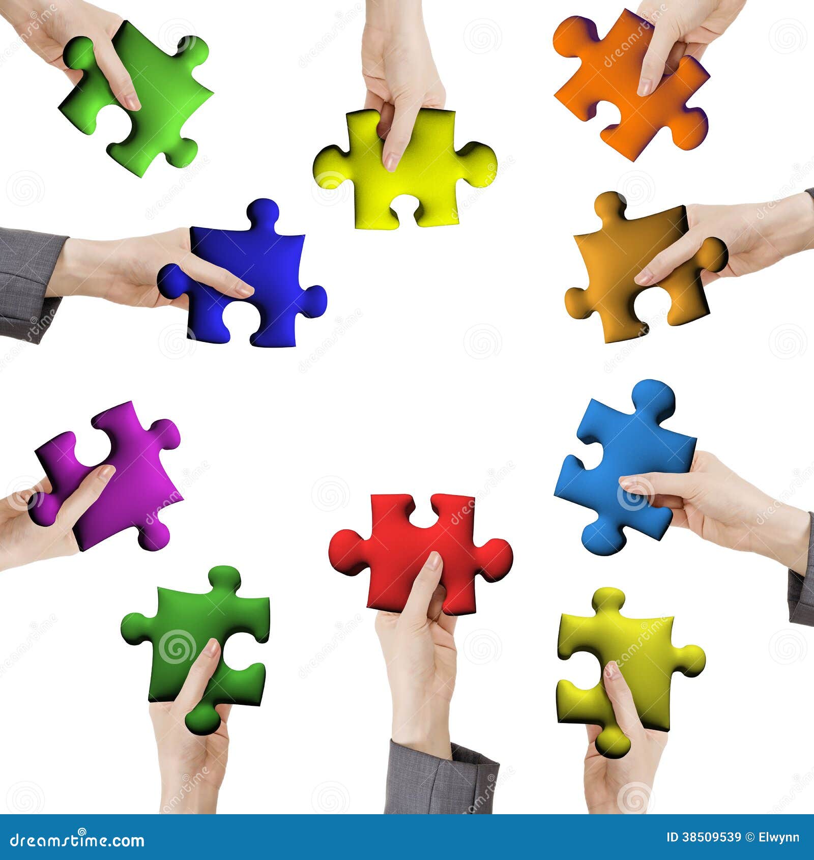 Het samenwerken stock illustratie. Illustratie bestaande uit divers ...