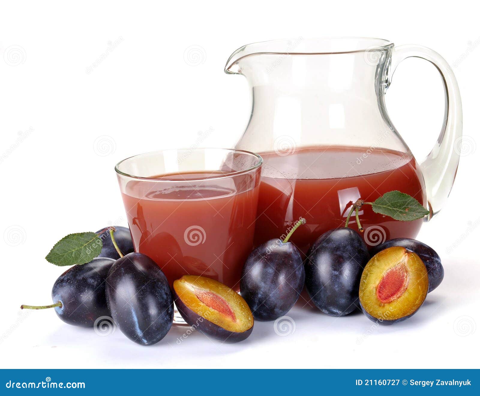 Het Sap En Het Fruit Van De Pruim Stock Afbeelding - Image of rijp ...