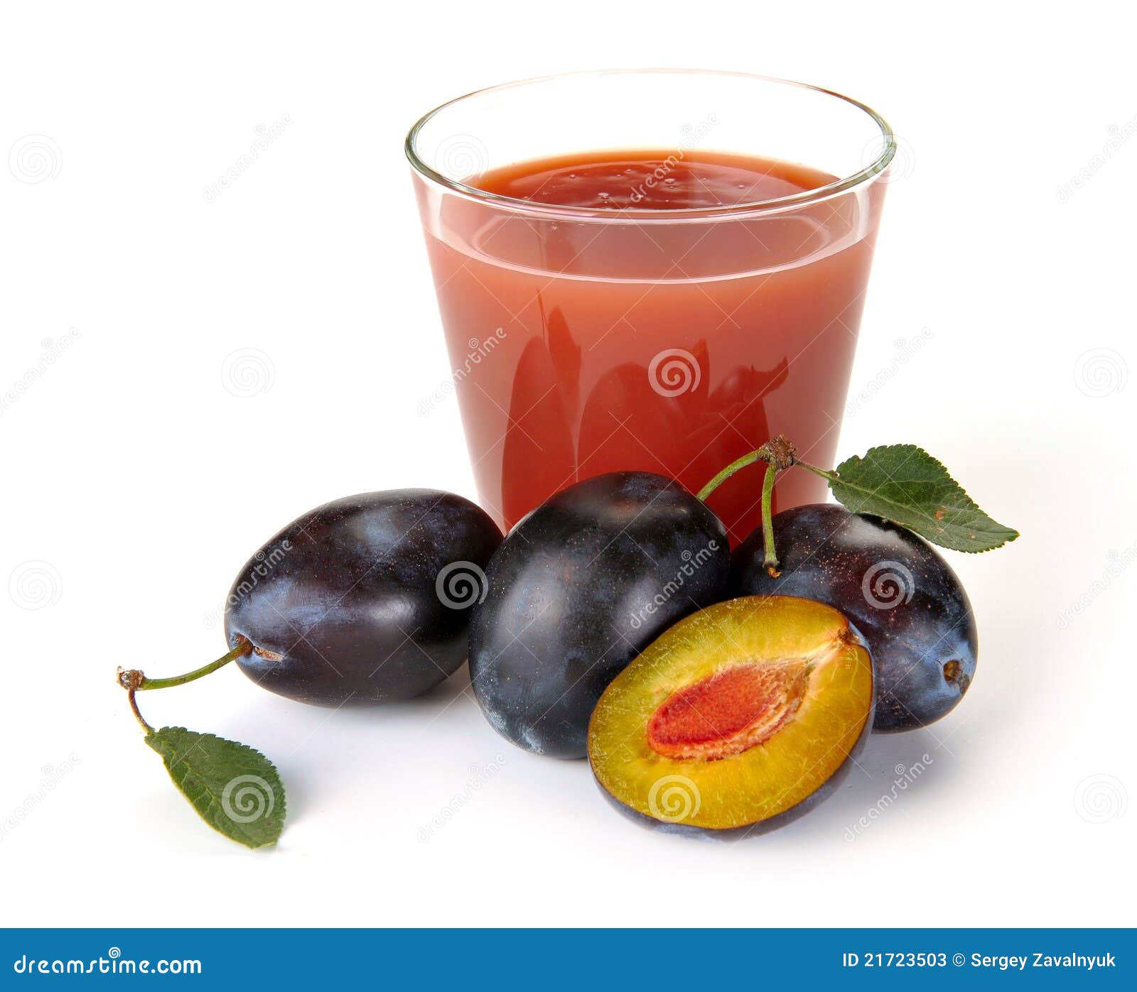 Het Sap En Het Fruit Van De Pruim Stock Afbeelding - Image of ...