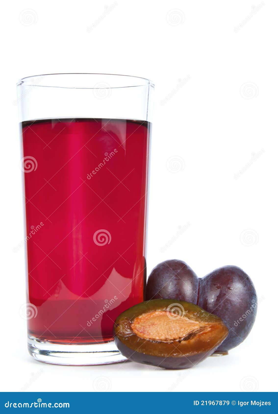 Het sap van pruimen stock afbeelding. Image of glas, zoet - 21967879