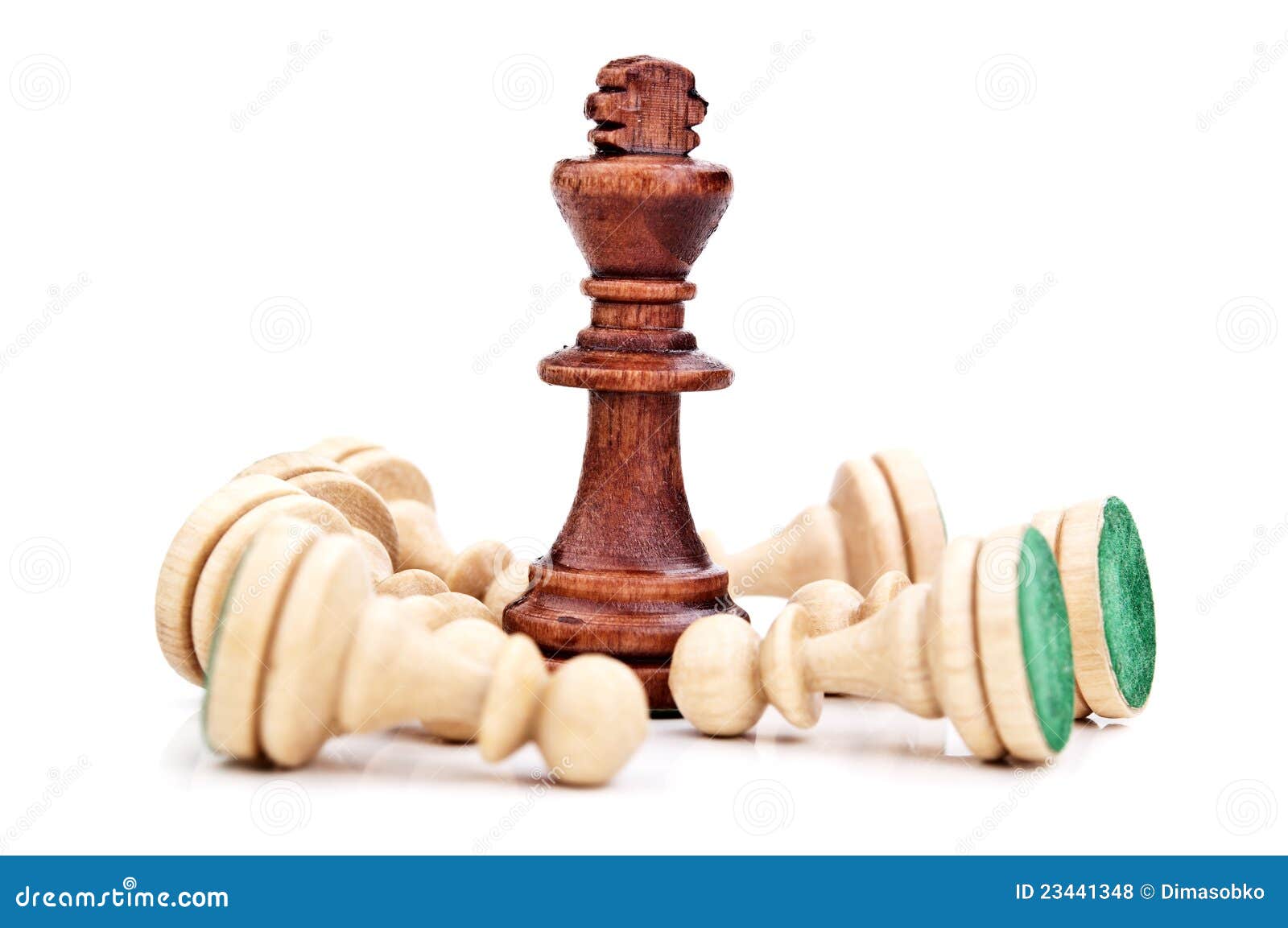 Het Schaakstuk Van De Koning Stock Foto - Image of slag, ambtenaar ...