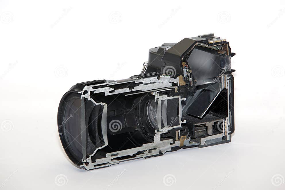 Het schema van de camera stock foto. Image of geëxplodeerd - 15712490