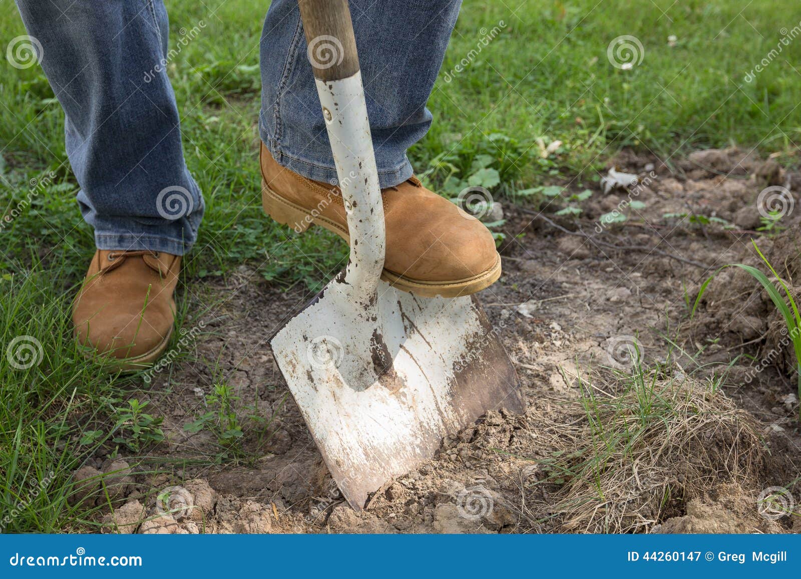 Het scheppen van Vuil stock afbeelding. Image of graaf - 44260147