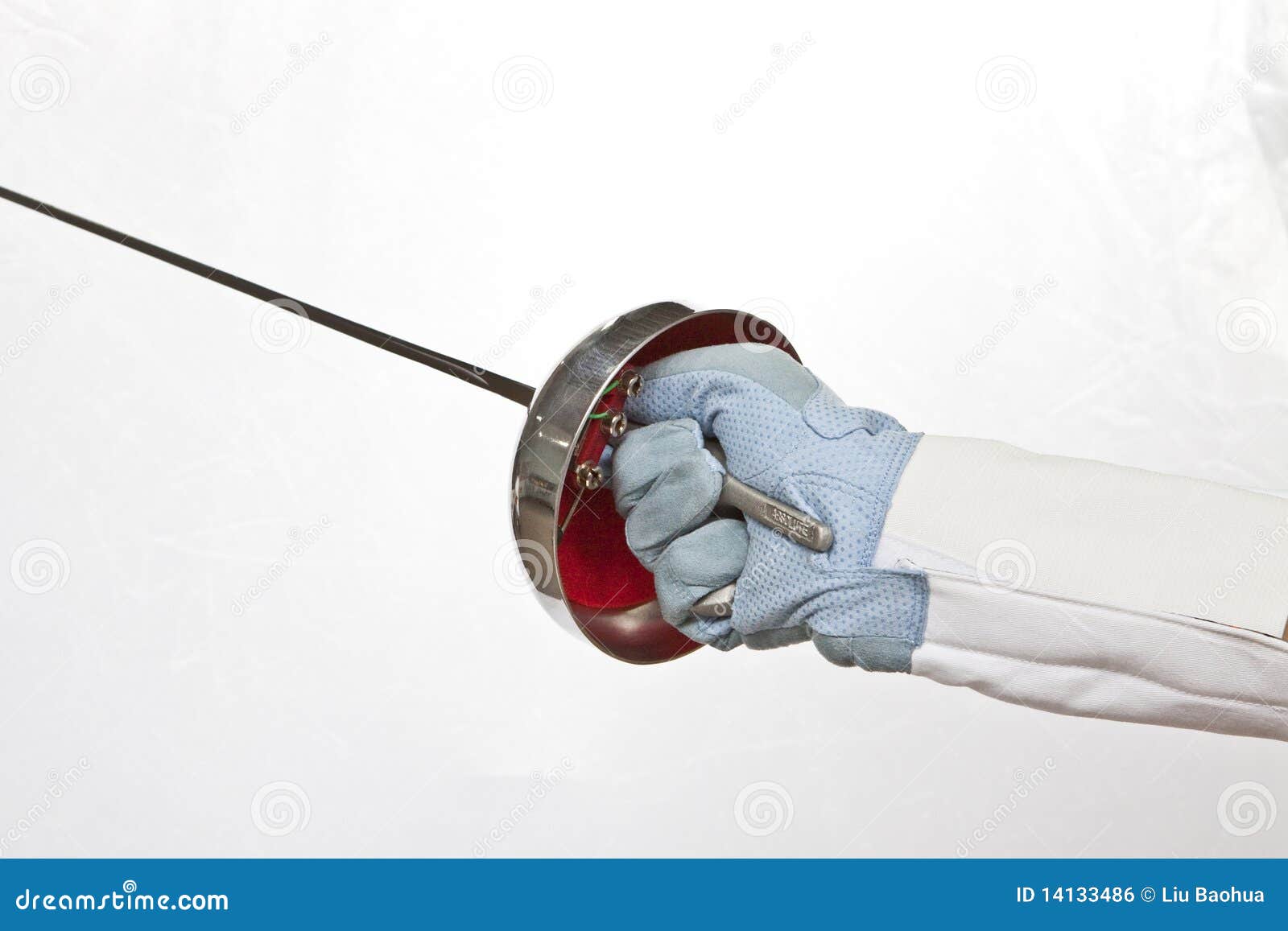 Het schermen stock foto. Image of degen, gezamenlijk - 14133486