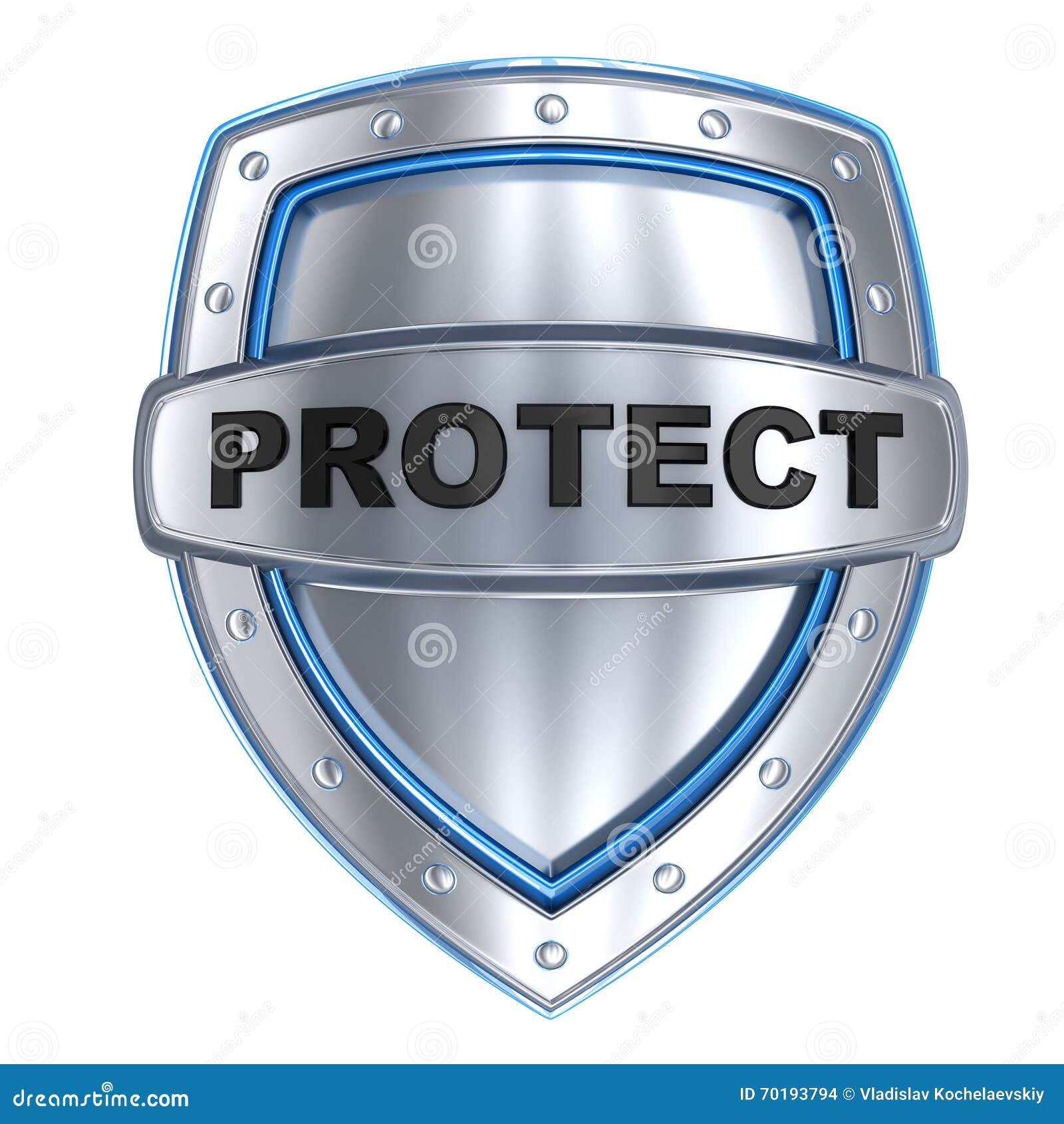 Het Schild En Het Teken Beschermen Stock Illustratie - Illustration of ...