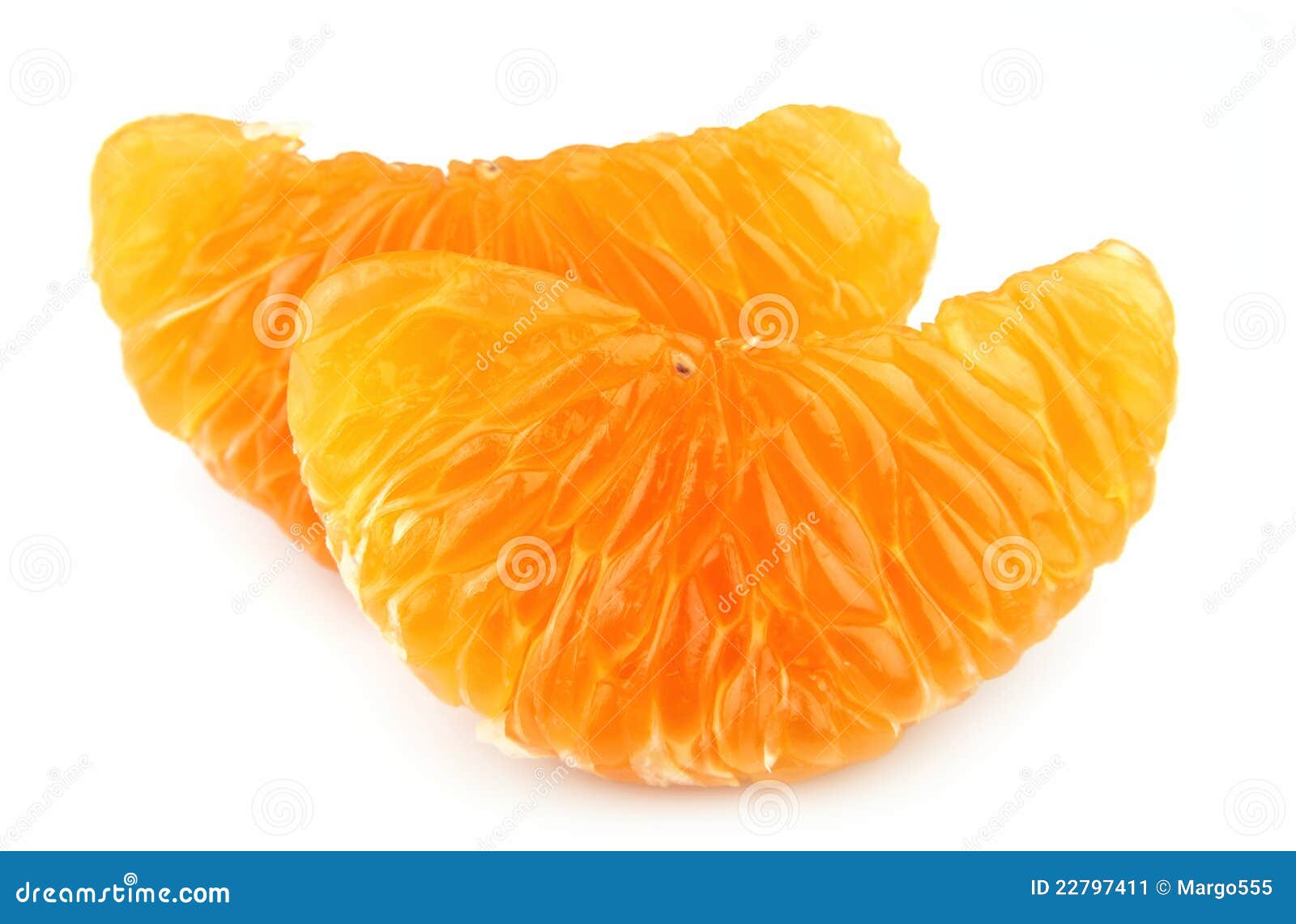 Het Segment Van De Mandarijn Stock Afbeelding - Image of gepeld ...