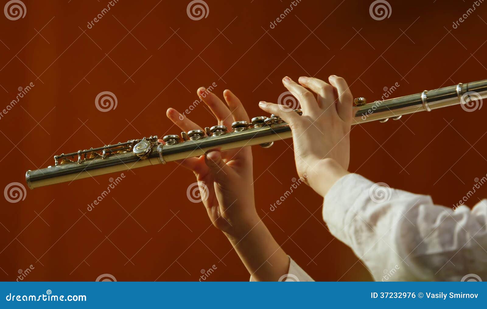 Het spelen van de fluit stock foto. Image of muzikaal - 37232976