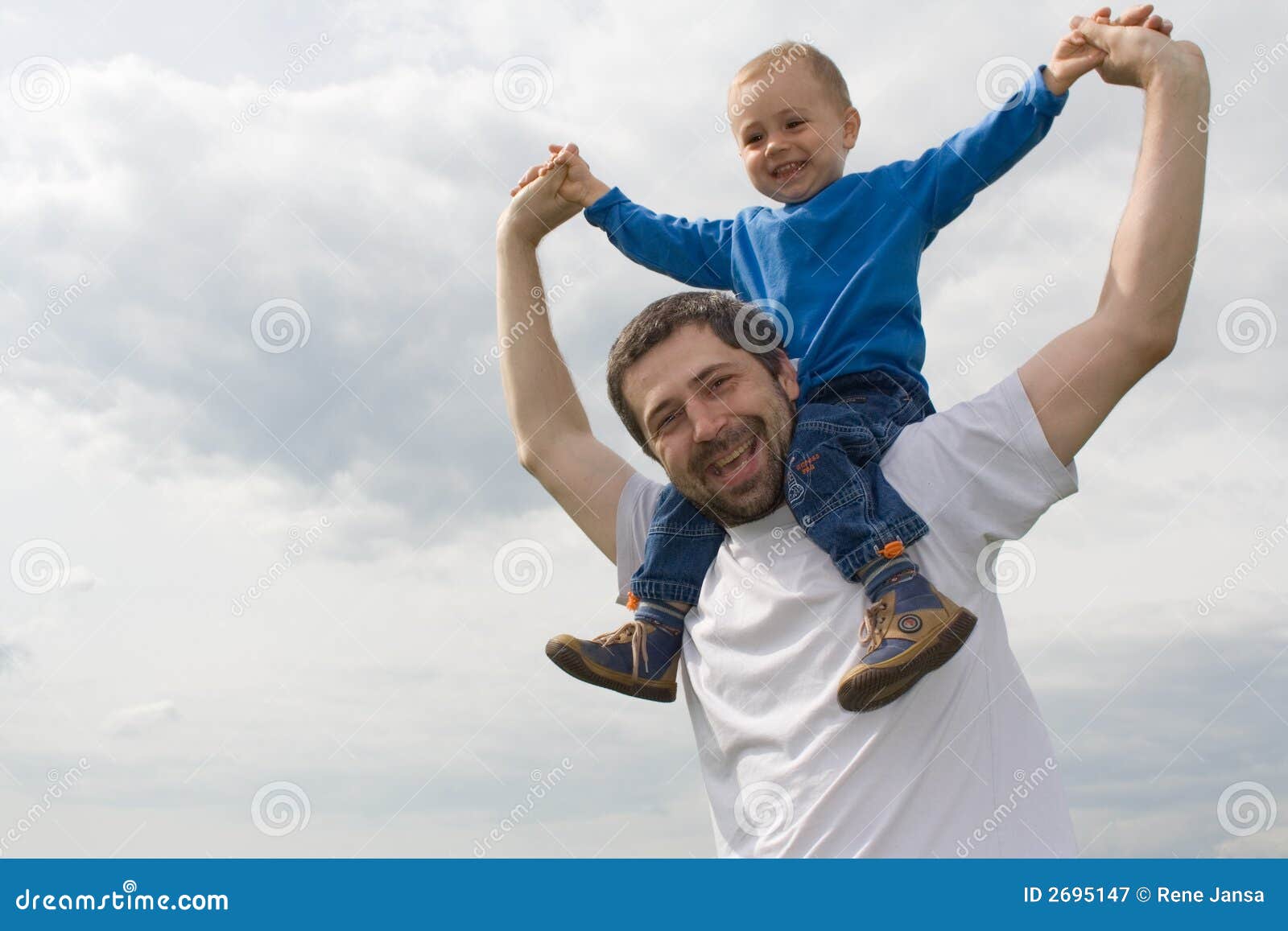 Het Spelen Van De Vader Met Zoon Stock Afbeelding - Image of onbezorgd ...