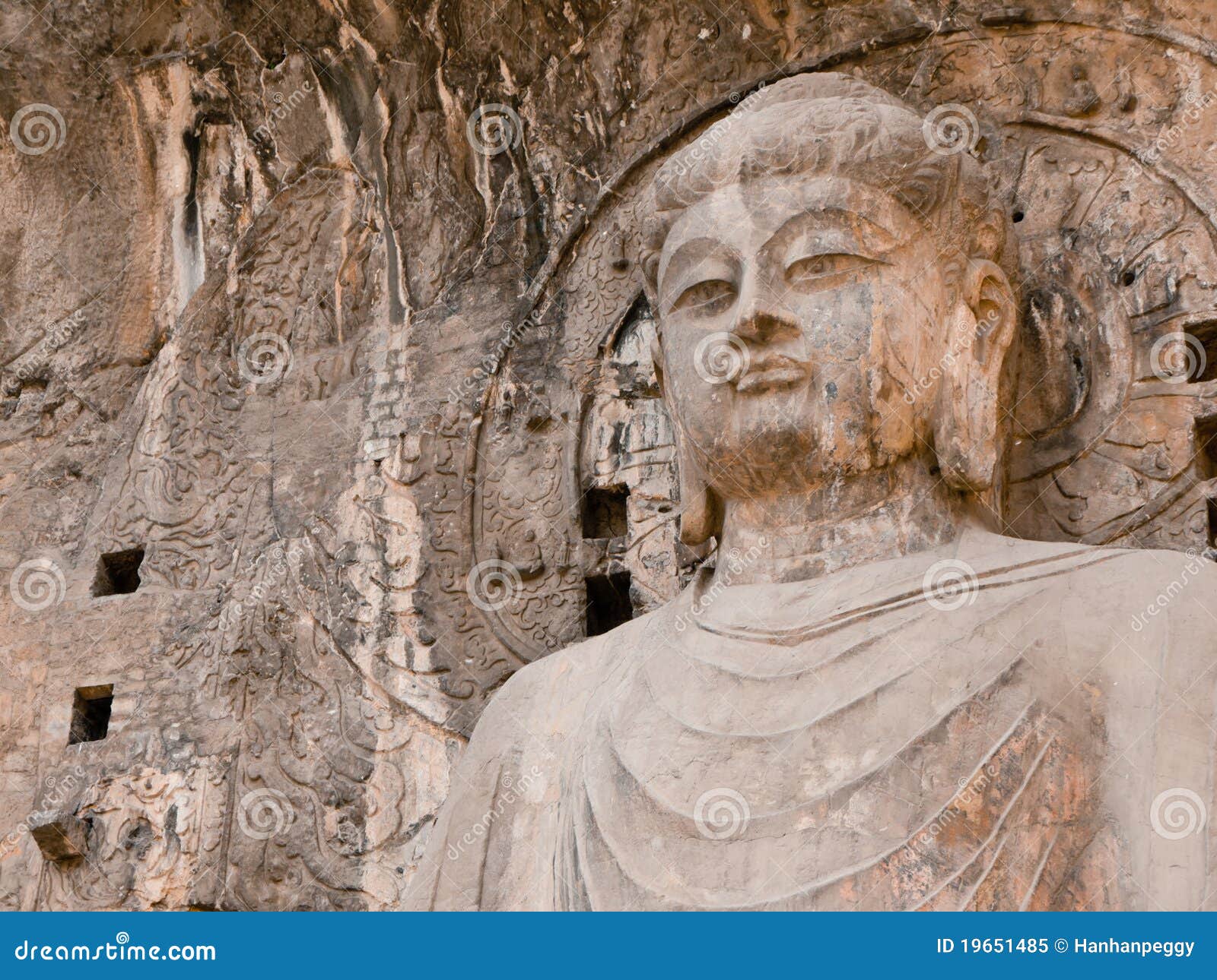 Het standbeeld van Boedha stock afbeelding. Image of gravure - 19651485