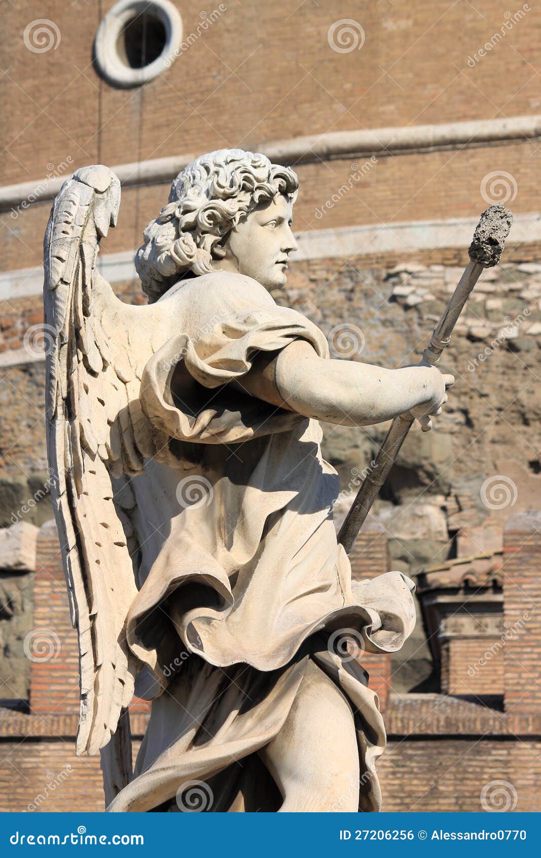 Het Standbeeld Van De Engel Stock Foto - Image of barok, historisch ...