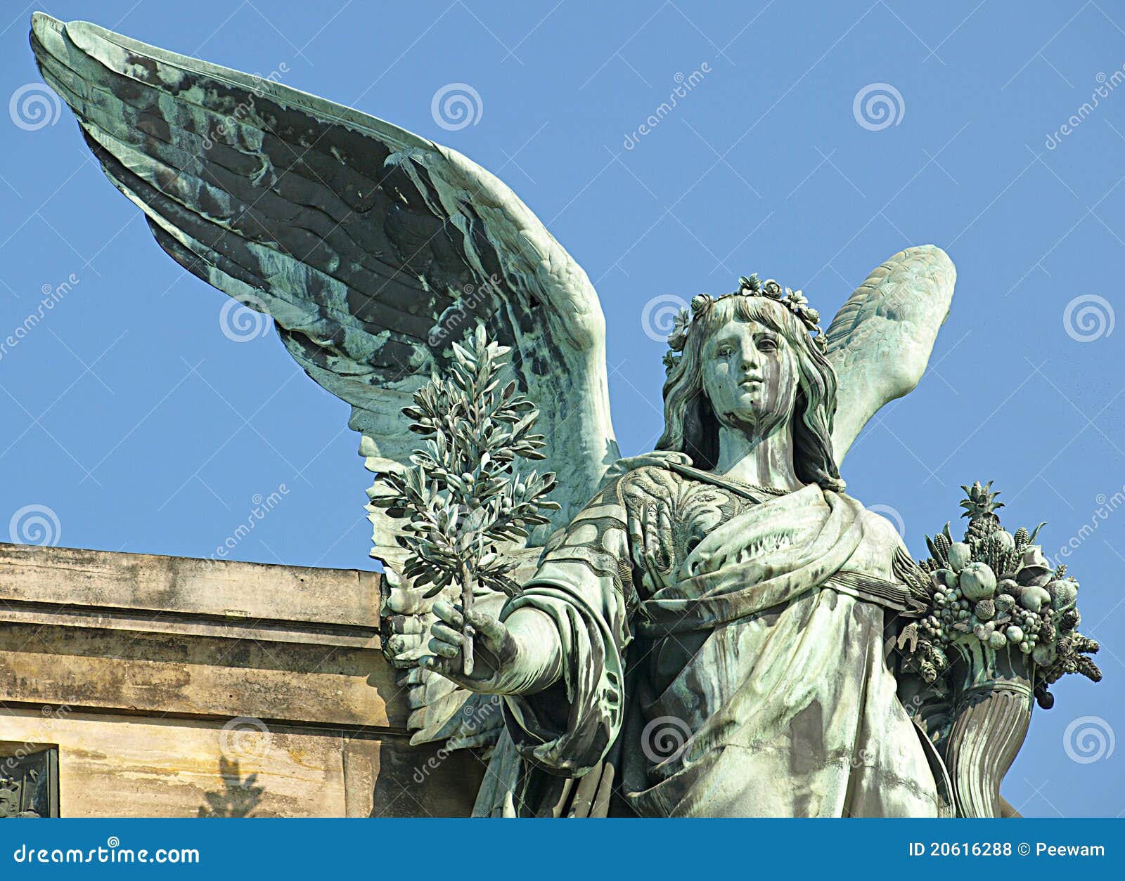 Het Standbeeld Van De Vrede Stock Foto - Image of duits, historisch ...