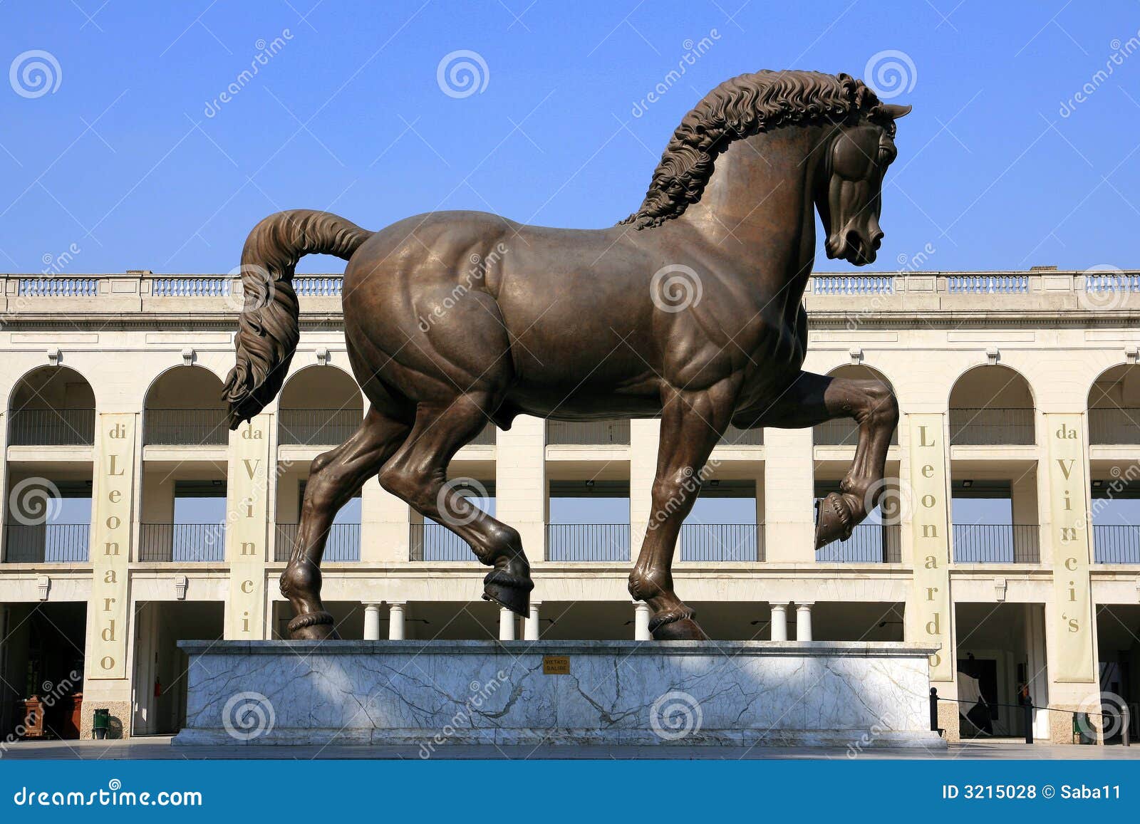 Het Standbeeld Van Het Paard Stock Foto - Image of italië ...