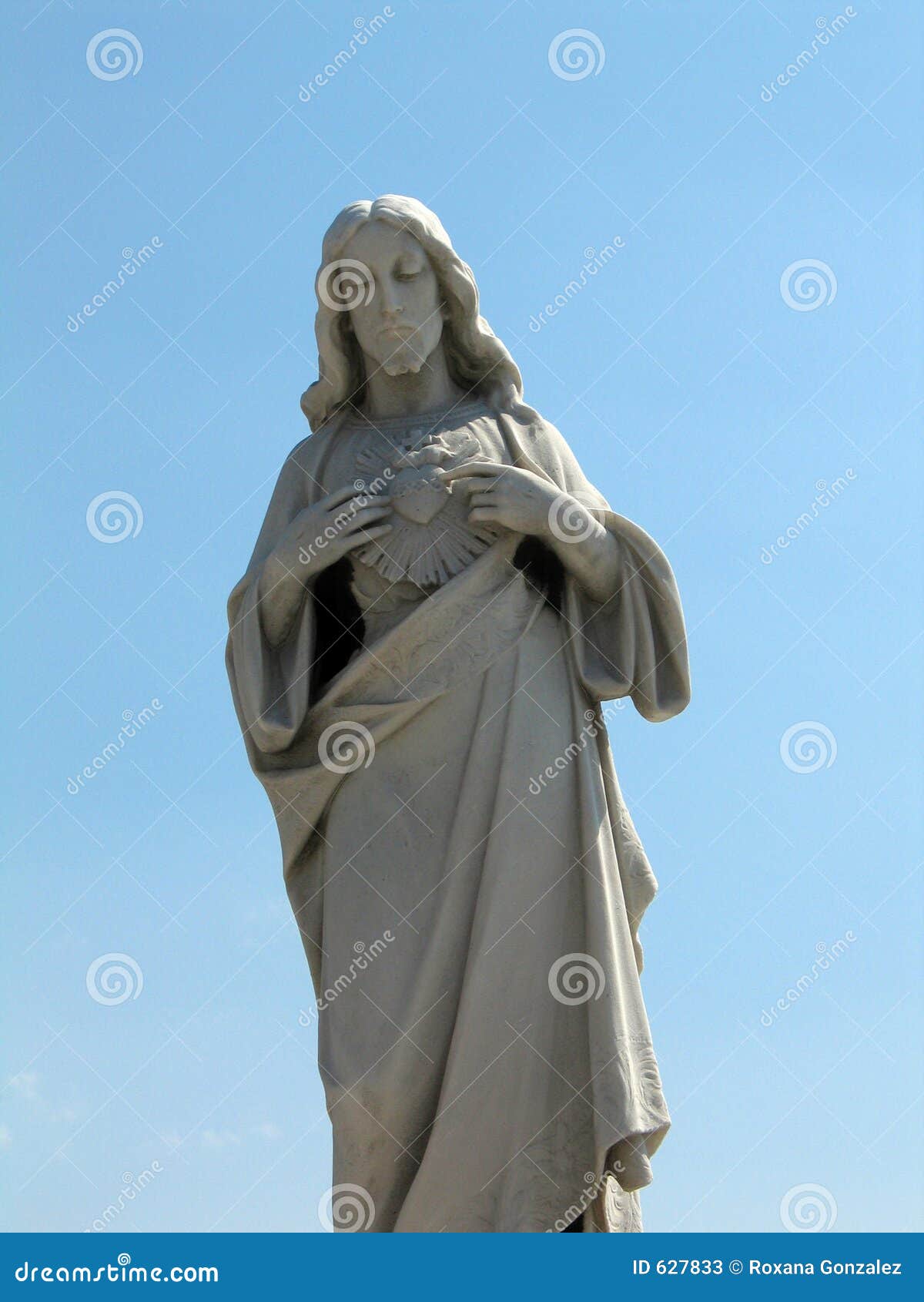 Het standbeeld van Jesus stock afbeelding. Image of koning - 627833