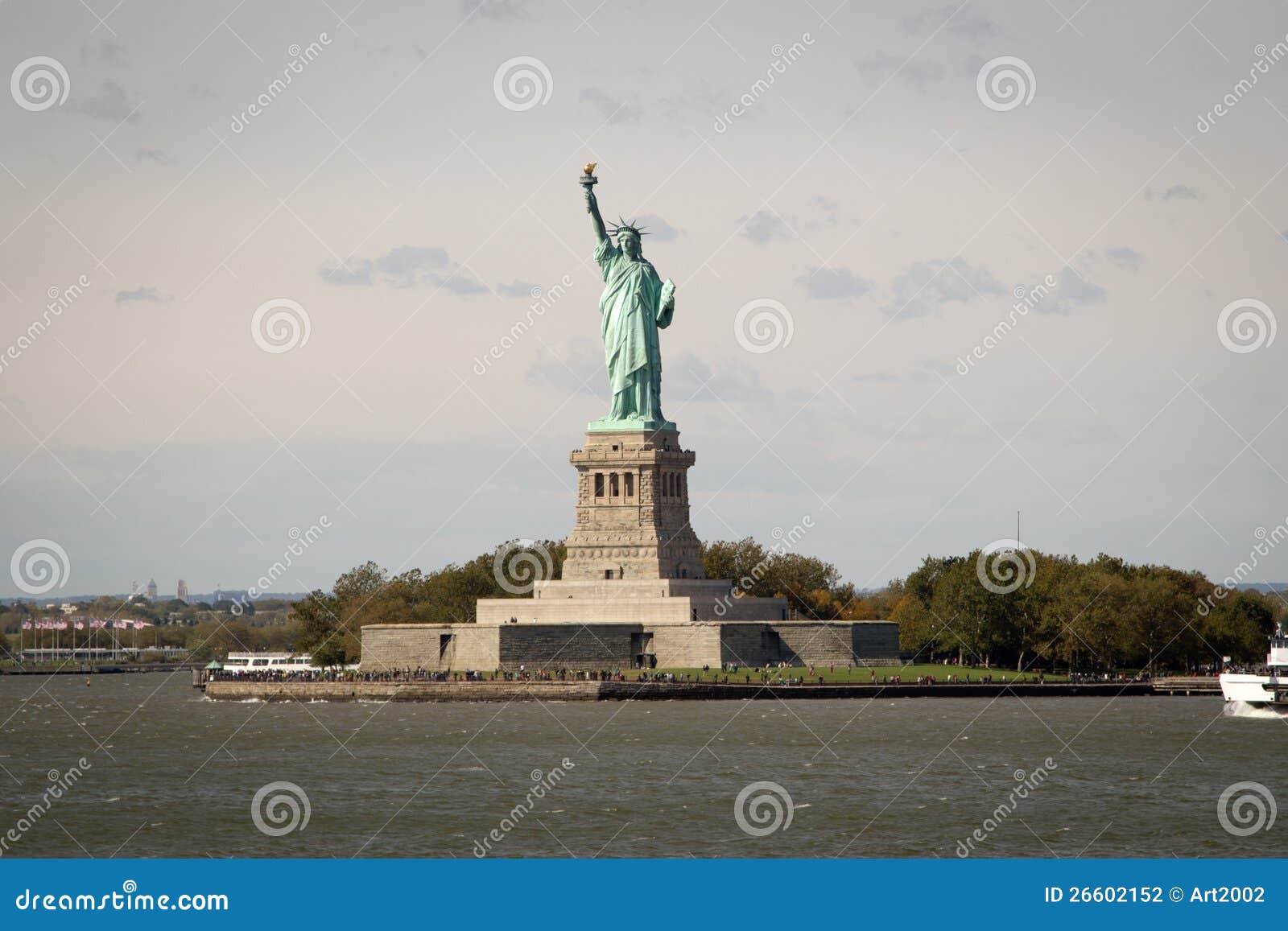 Het Standbeeld Van Vrijheid, NYC Stock Foto - Image of beroemd ...