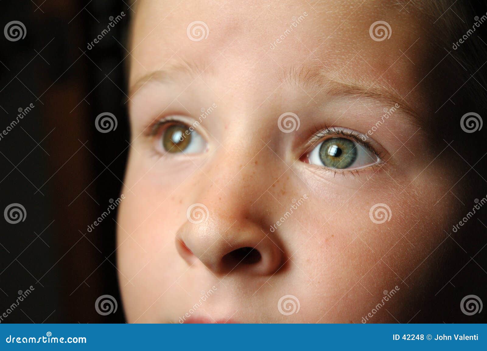 Het staren Ogen stock foto. Image of portret, kind, kinderen - 42248