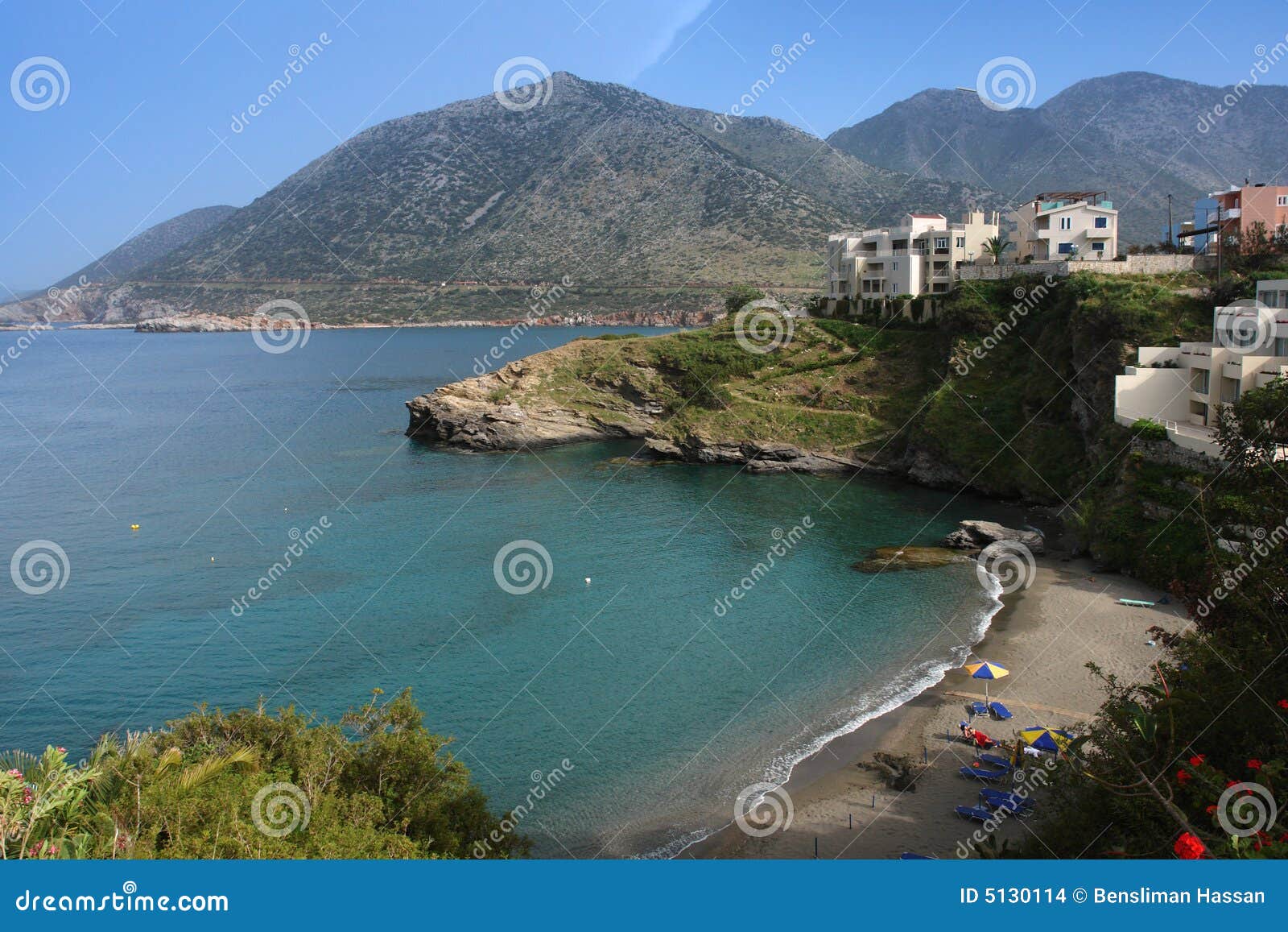 Het Strand Van Bali, Kreta Eiland Stock Foto - Image of water, haven ...