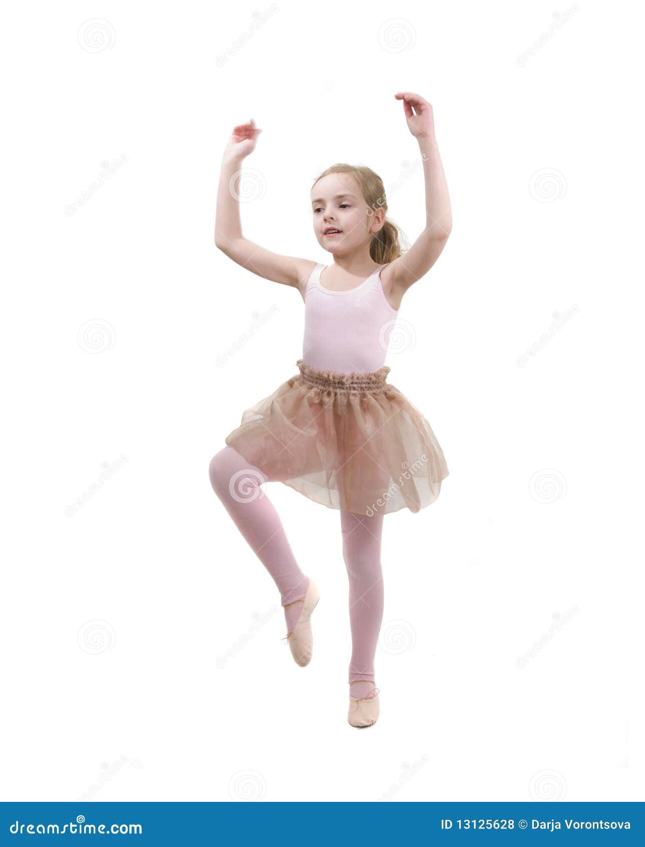 Het Studing Ballet Van Het Meisje Stock Foto - Image of saldo, actie ...