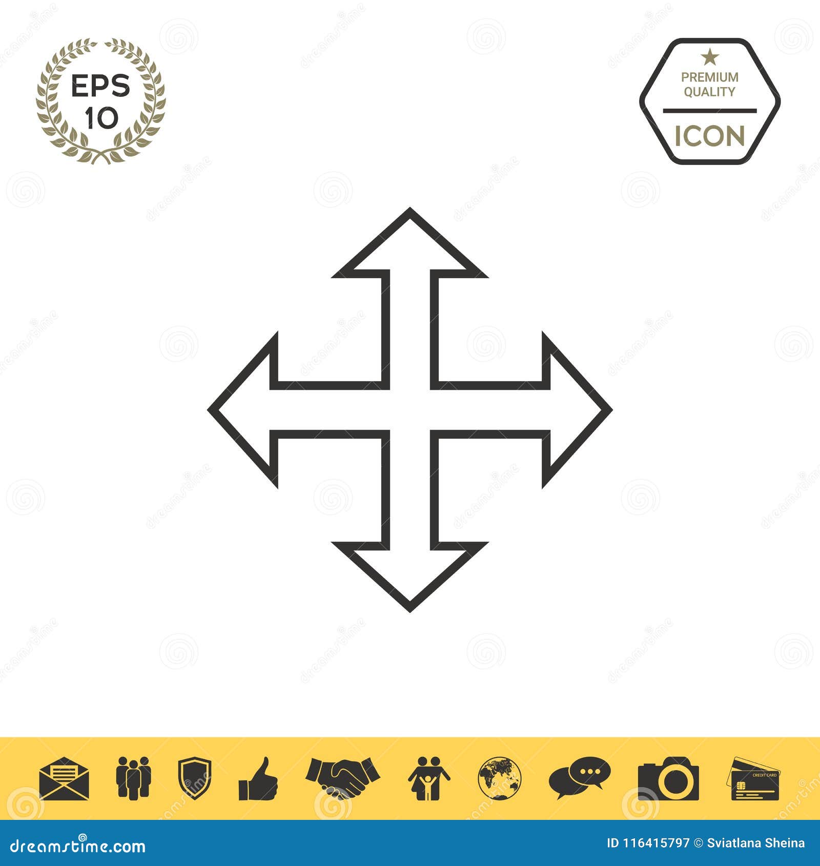 Het Symbool Van Het Bewegingspictogram Vector Illustratie ...