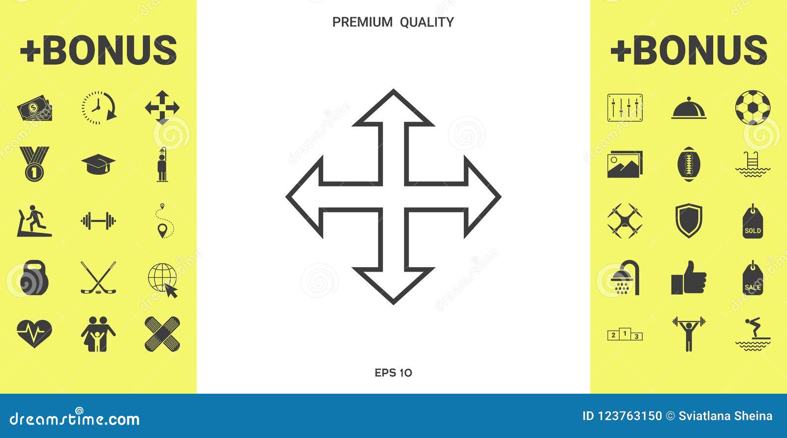 Het Symbool Van Het Bewegingspictogram Vector Illustratie ...