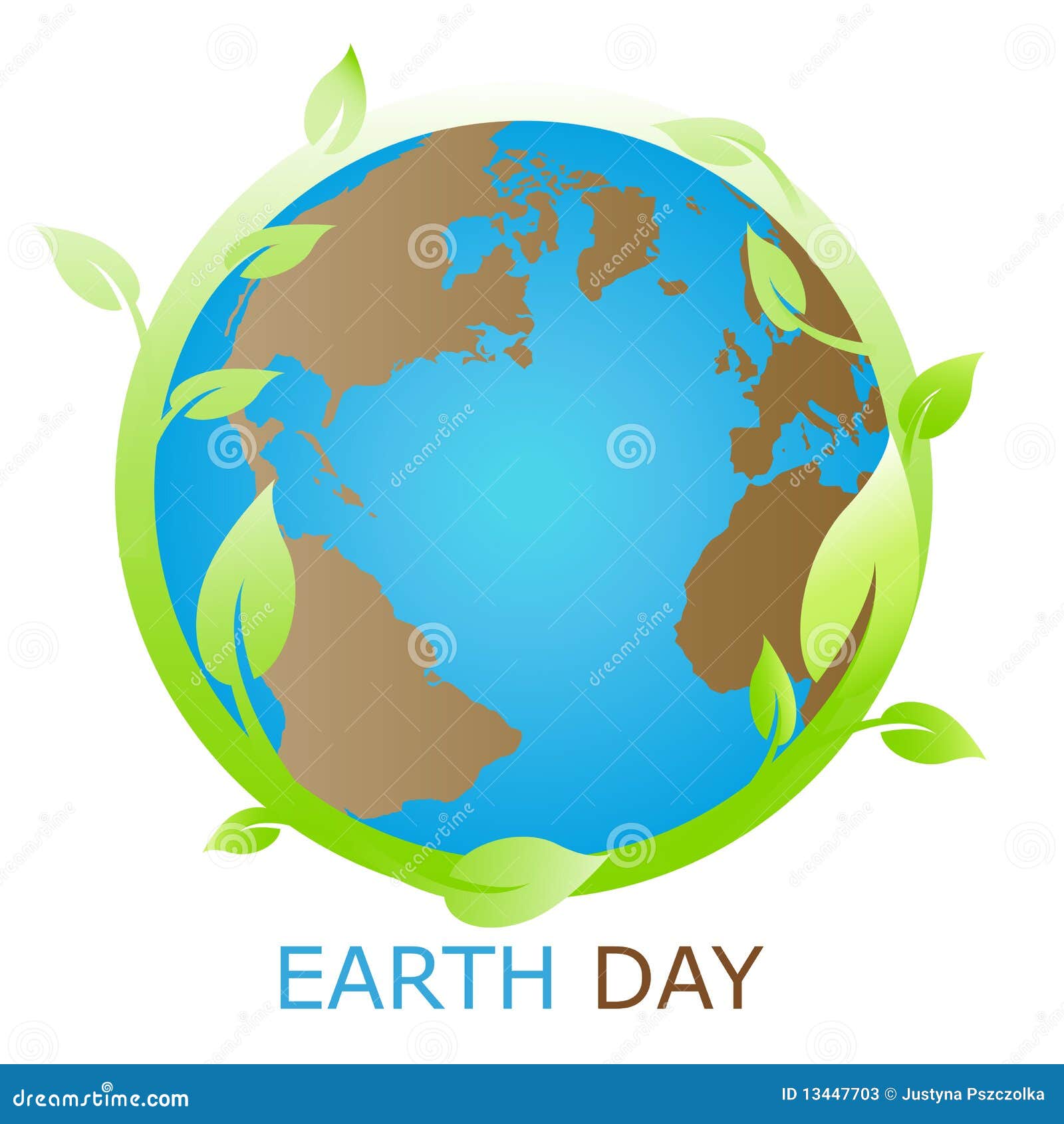 Het Symbool Van De Aarde, Embleembedrijf Vector Illustratie ...