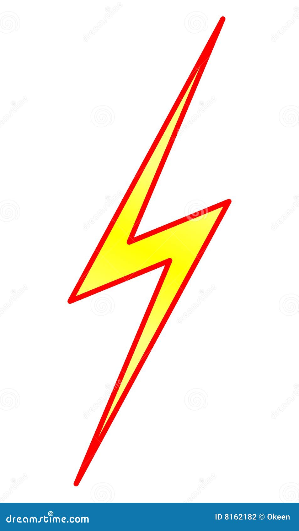 Het Symbool van de bliksem vector illustratie. Illustration of ...