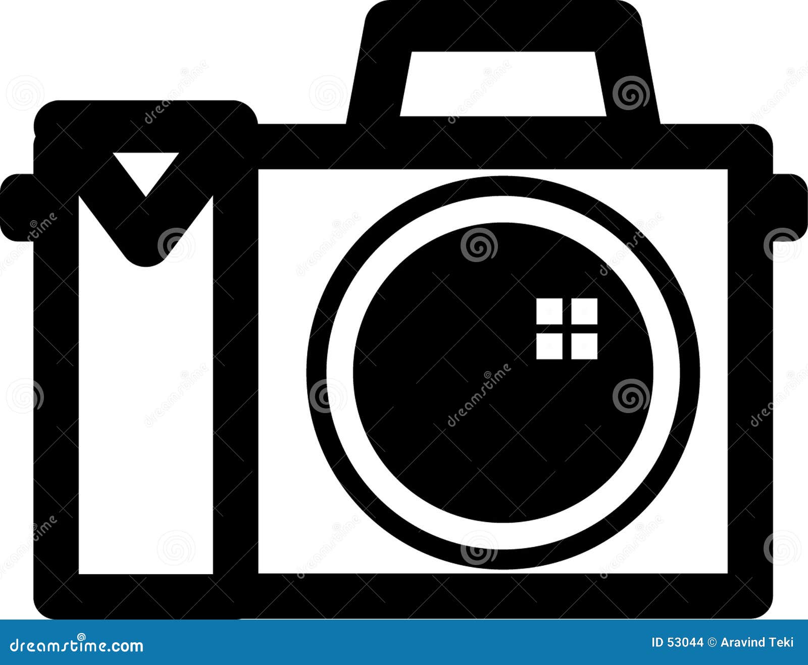 Het symbool van de camera stock illustratie. Illustration of camera - 53044