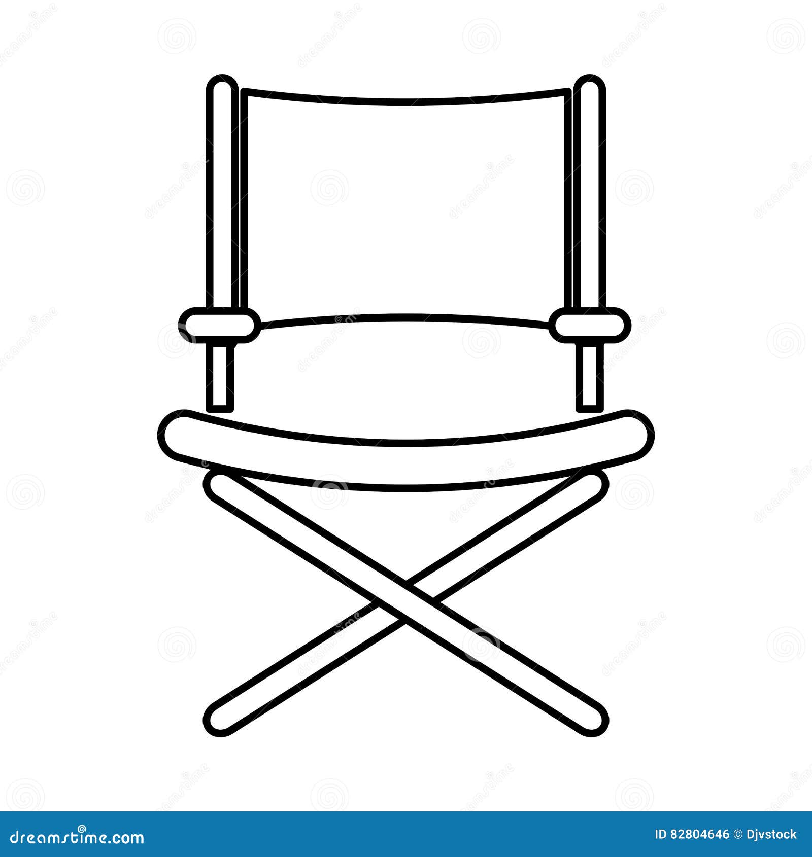 Het Symbool Van De Directeursstoel Stock Illustratie - Illustration of ...