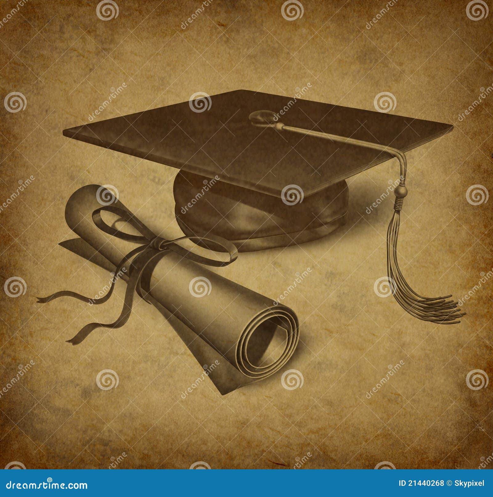Het Symbool Van De Graduatie Stock Illustratie - Illustration of ...