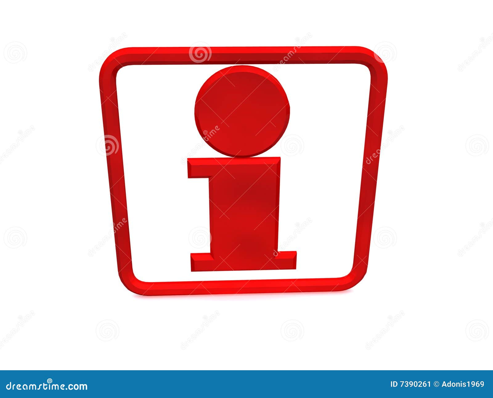 Het Symbool Van De Informatie Stock Illustratie - Illustration of teken ...