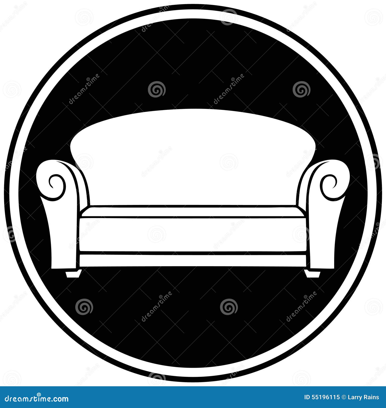 Het Symbool Van De Meubilairopslag Vector Illustratie - Illustration of ...