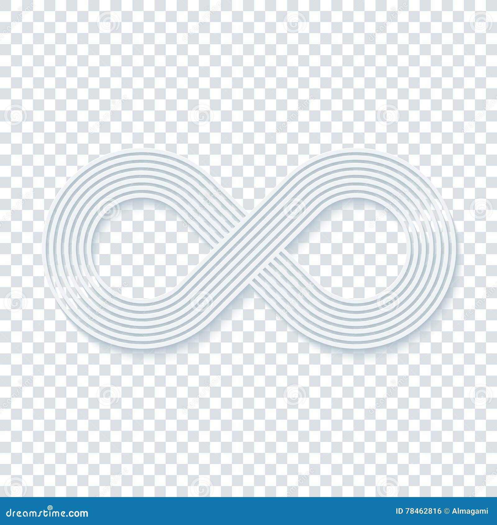 Het Symbool Van De Oneindigheid Vector Illustratie - Illustration of ...