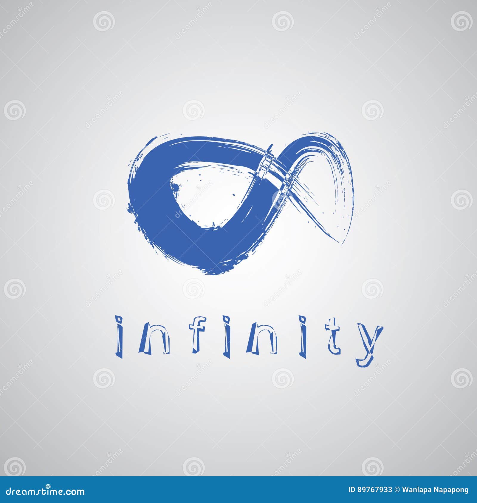 Het Symbool Van De Oneindigheid Vector Illustratie - Illustration of ...