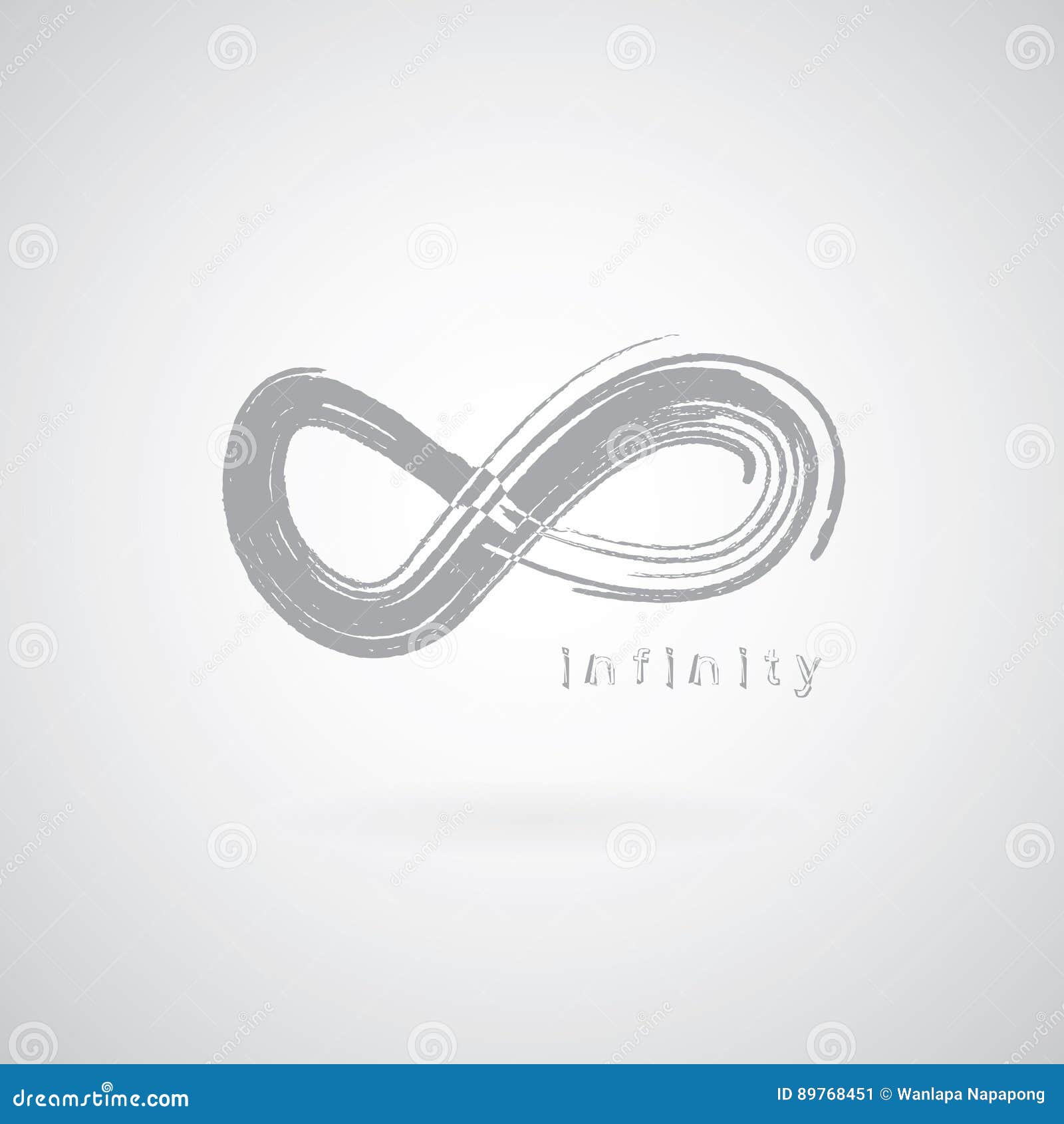 Het Symbool Van De Oneindigheid Vector Illustratie - Illustration of ...