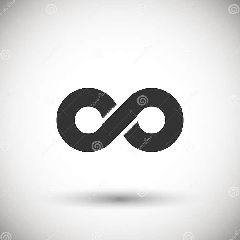 Het Symbool Van De Oneindigheid Vector Illustratie - Illustration of ...