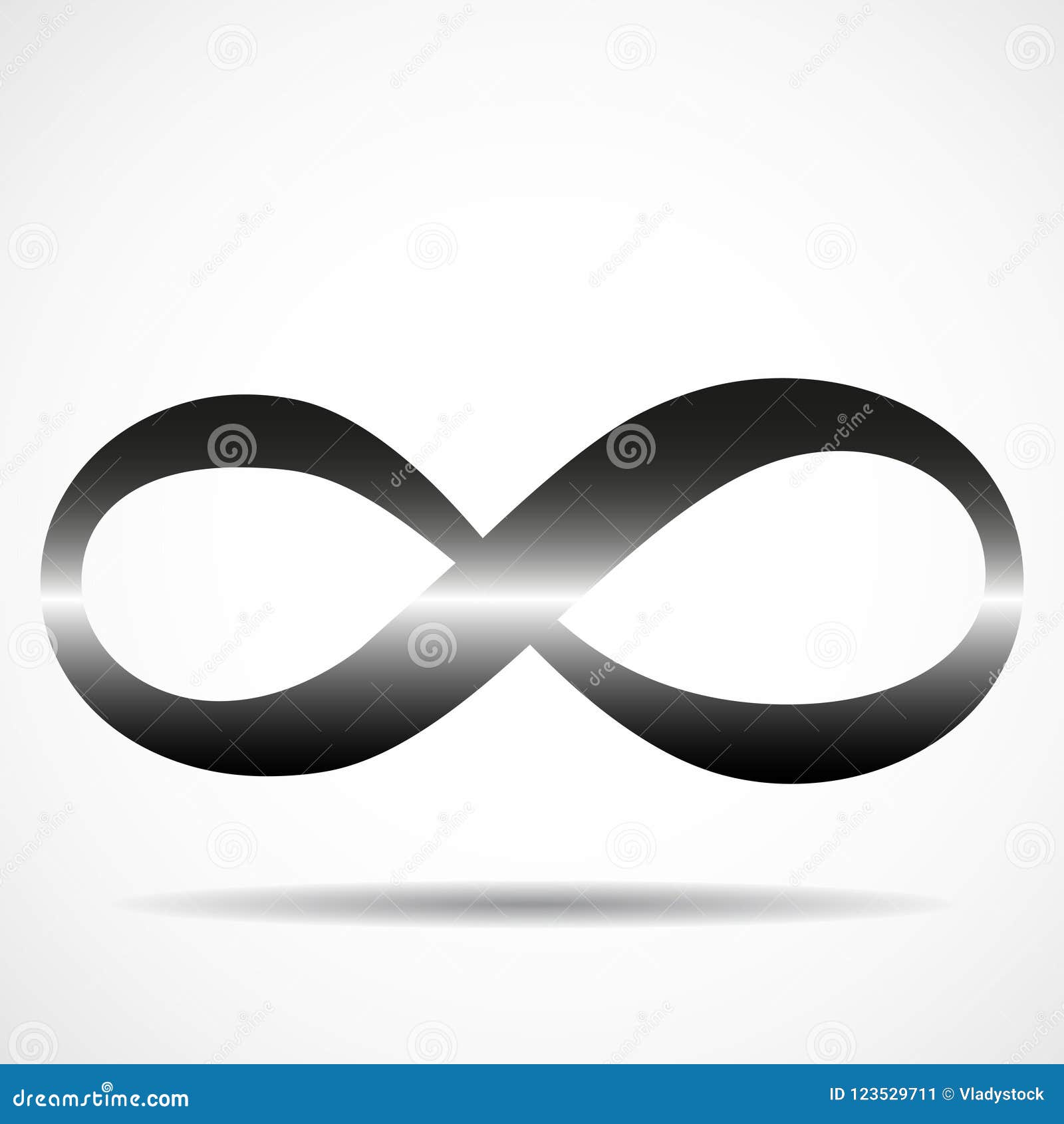 Het Symbool Van De Oneindigheid Abstract VectorEmbleem Vector ...