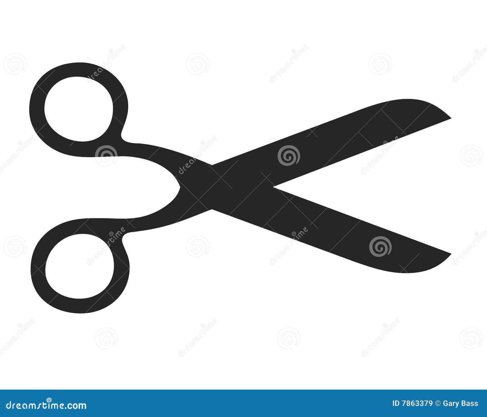 Het symbool van de schaar stock illustratie. Illustration of nectary ...