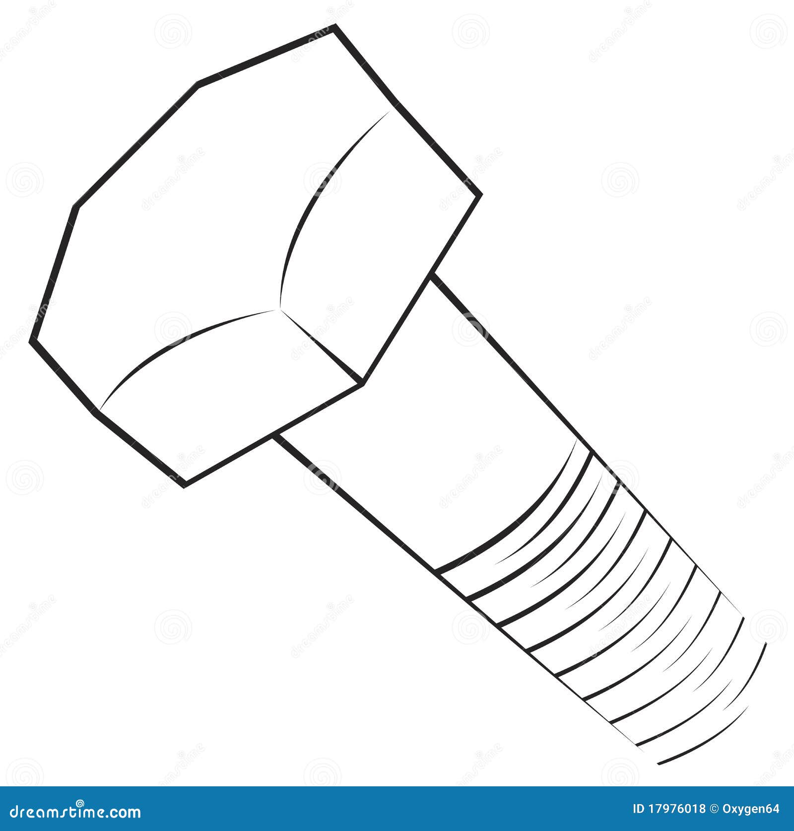 Het symbool van de schroef vector illustratie. Illustration of ...