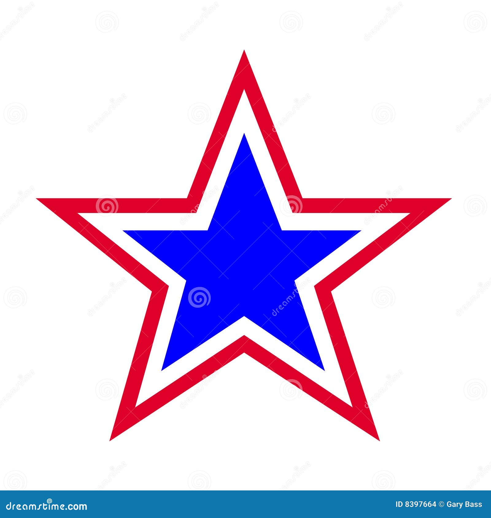 Het symbool van de ster stock illustratie. Illustration of symbool ...