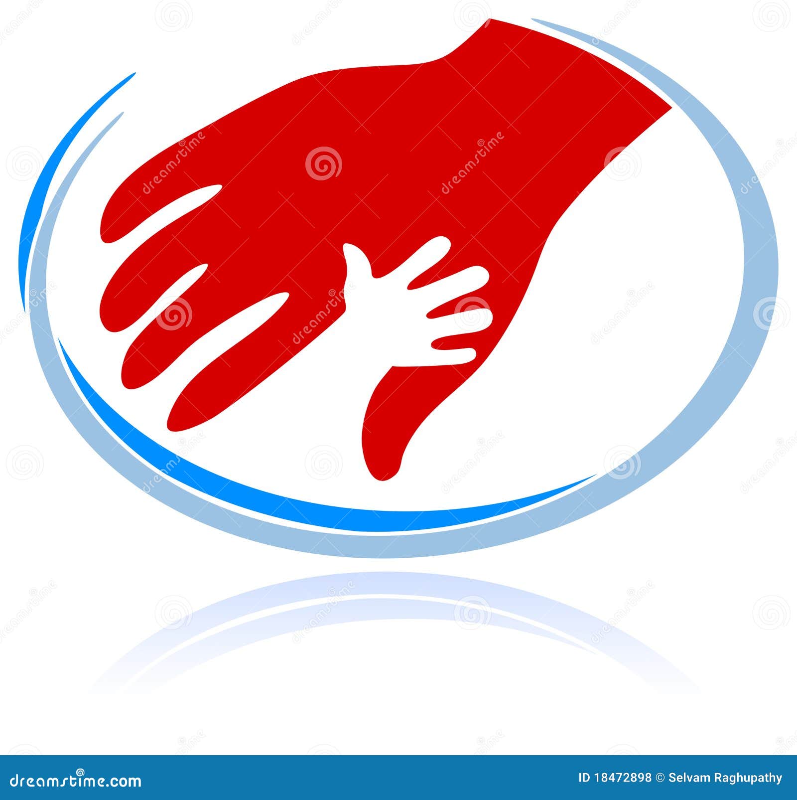 Het symbool van de steun vector illustratie. Illustration of verbind ...