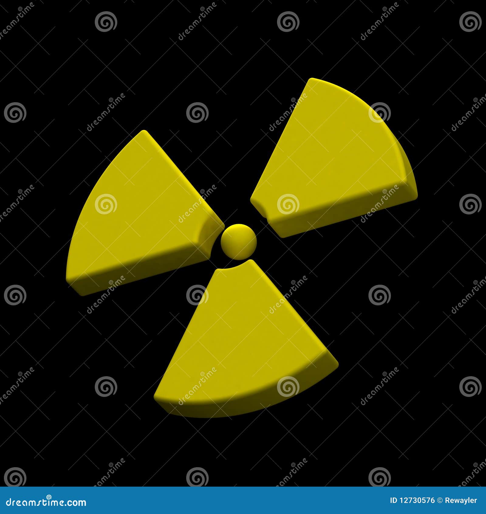 Het Symbool Van De Straling Stock Illustratie - Illustration of gevaar ...