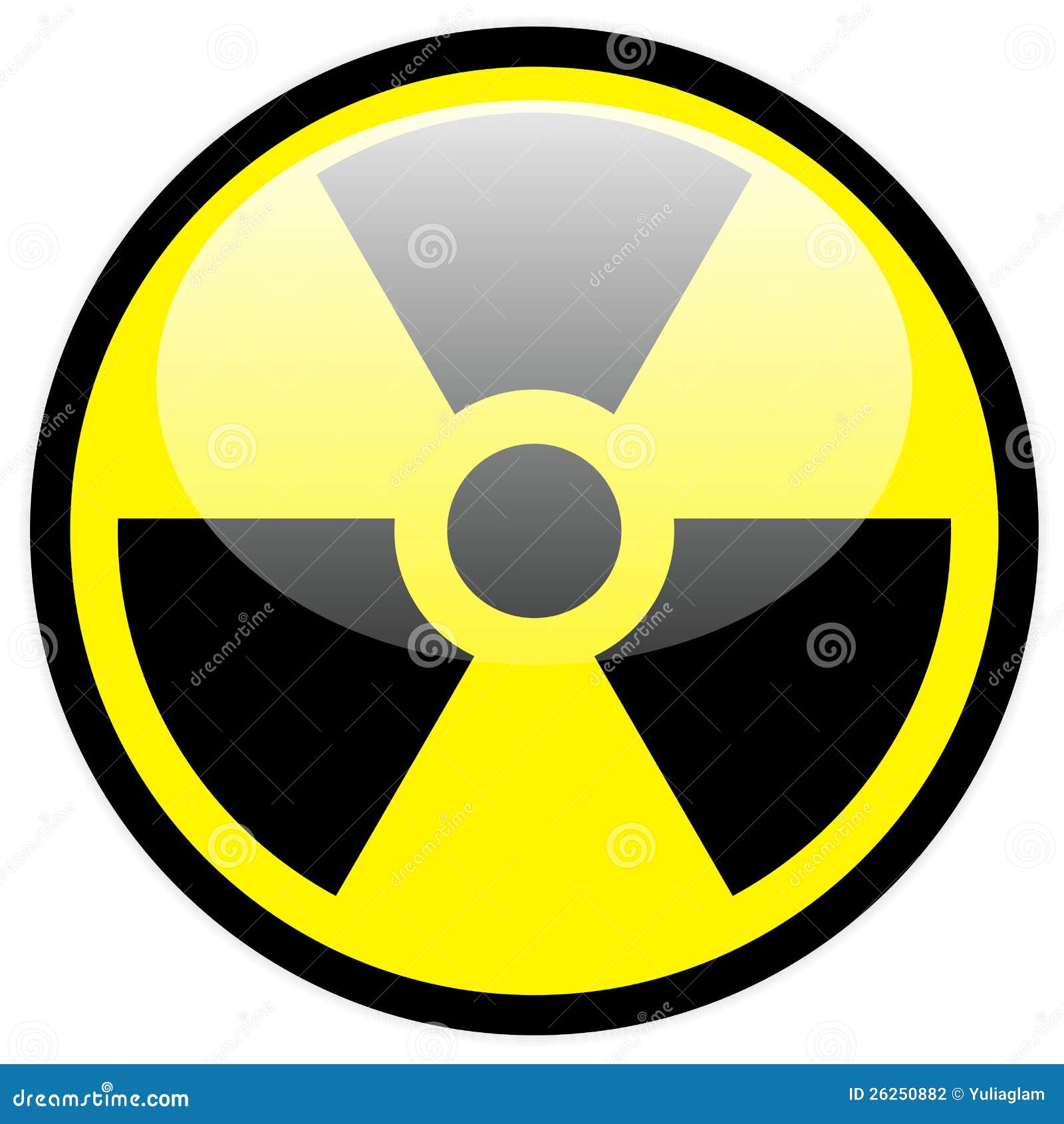 Het Symbool Van De Straling Vector Illustratie - Illustration of zwart ...