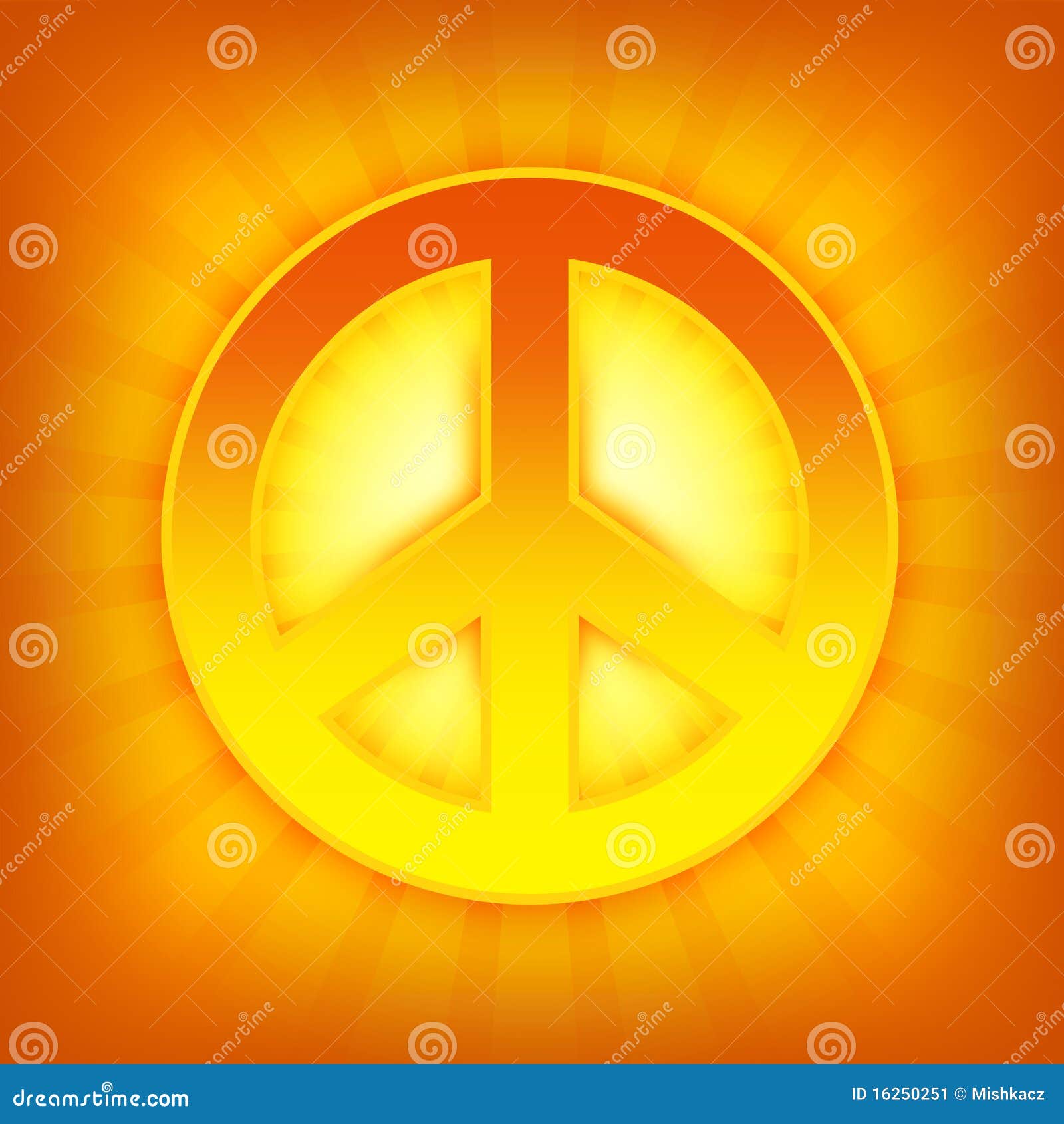 Het symbool van de vrede stock illustratie. Illustration of artistiek ...