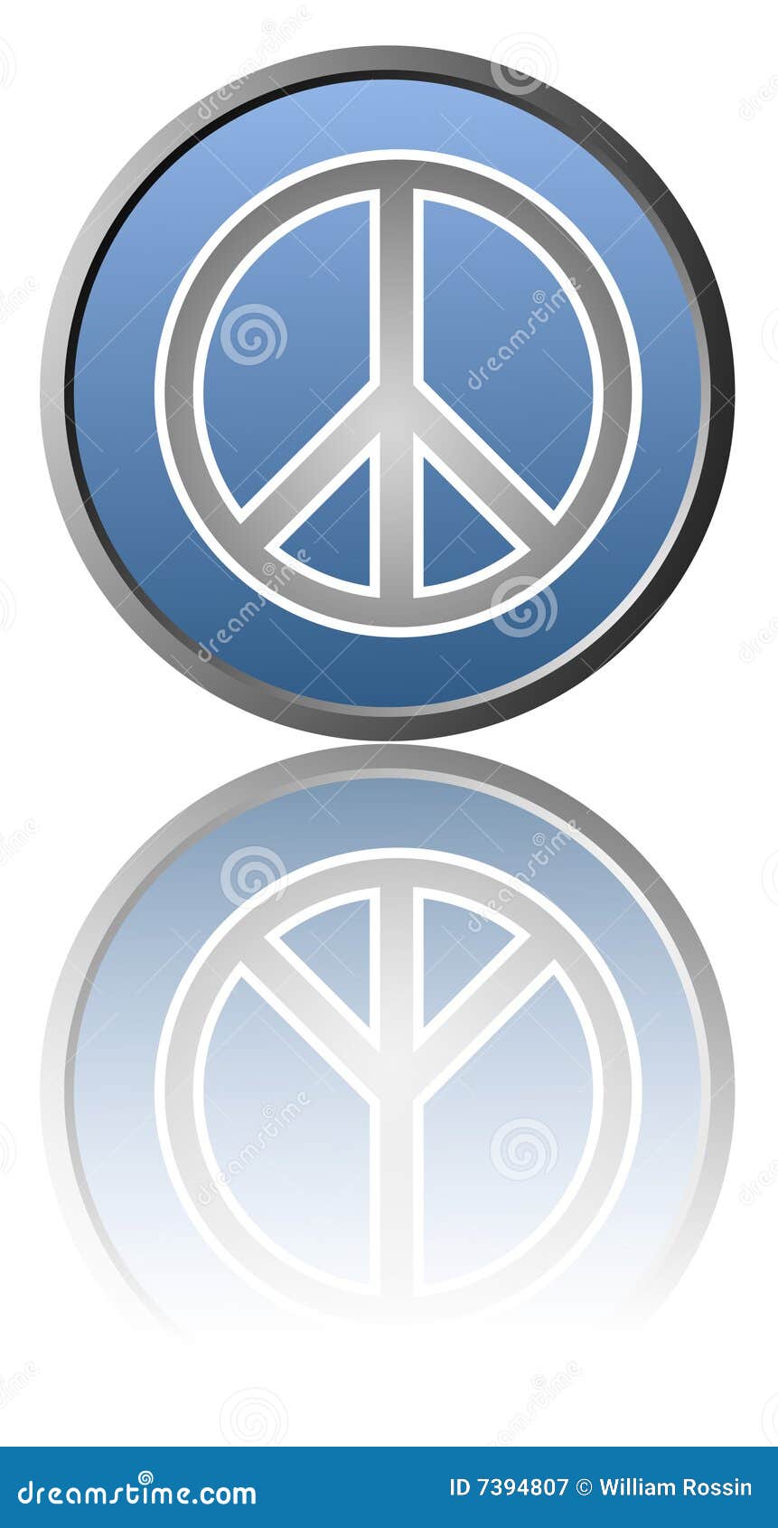 Het Symbool Van De Vrede - Witte Achtergrond Vector Illustratie ...