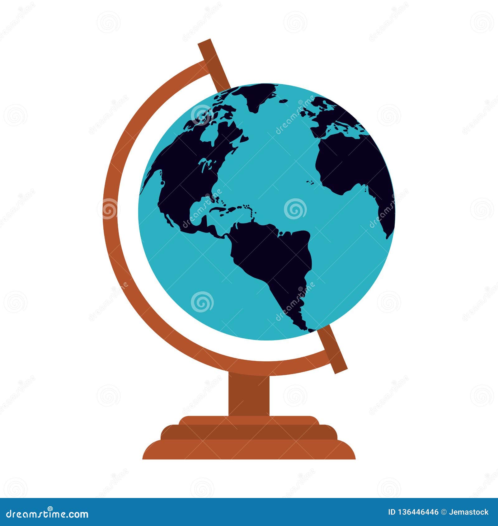 Het Symbool Van De Wereldbol Vector Illustratie - Illustration of ...