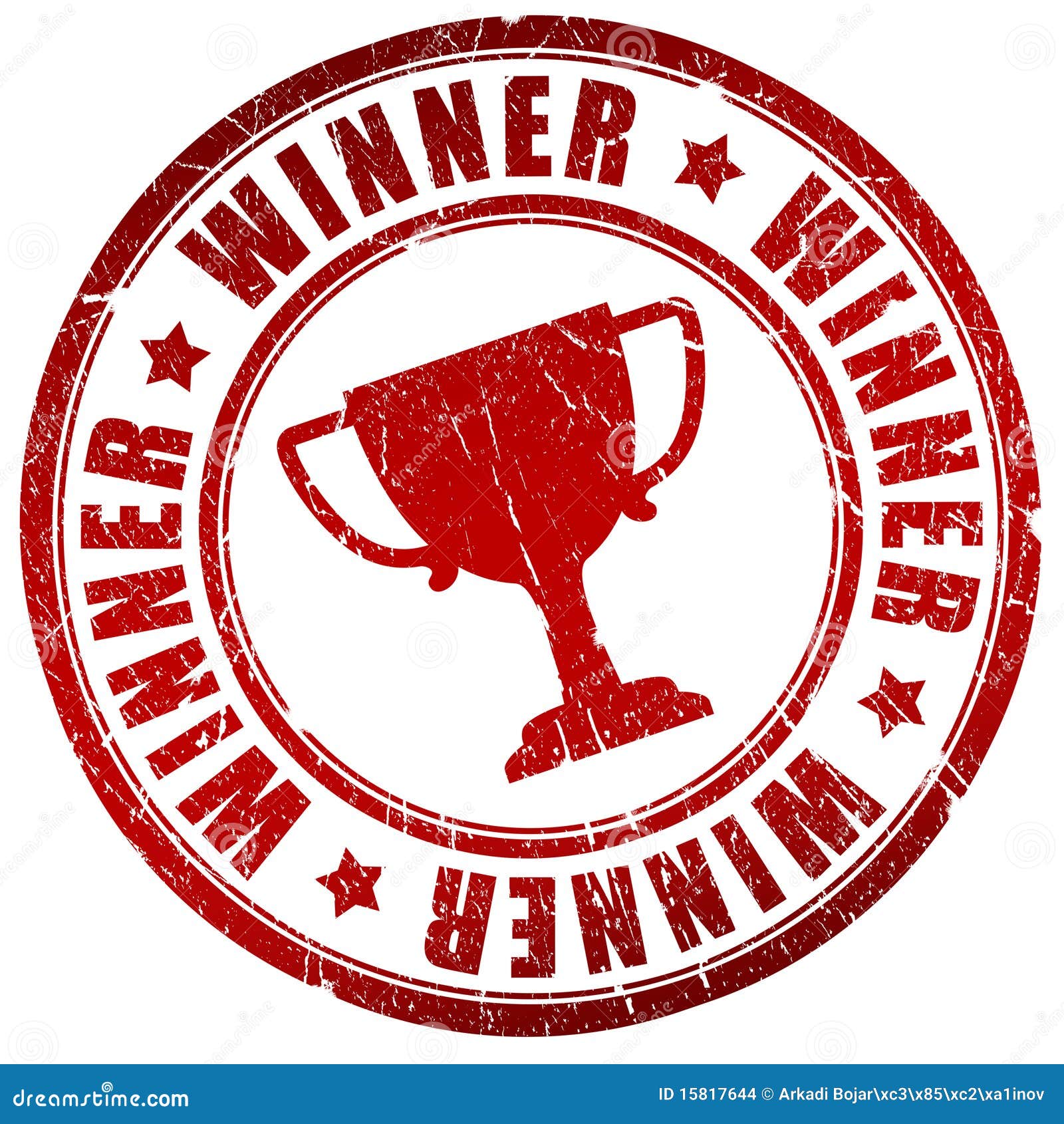 Het symbool van de winnaar stock illustratie. Illustration of teken ...