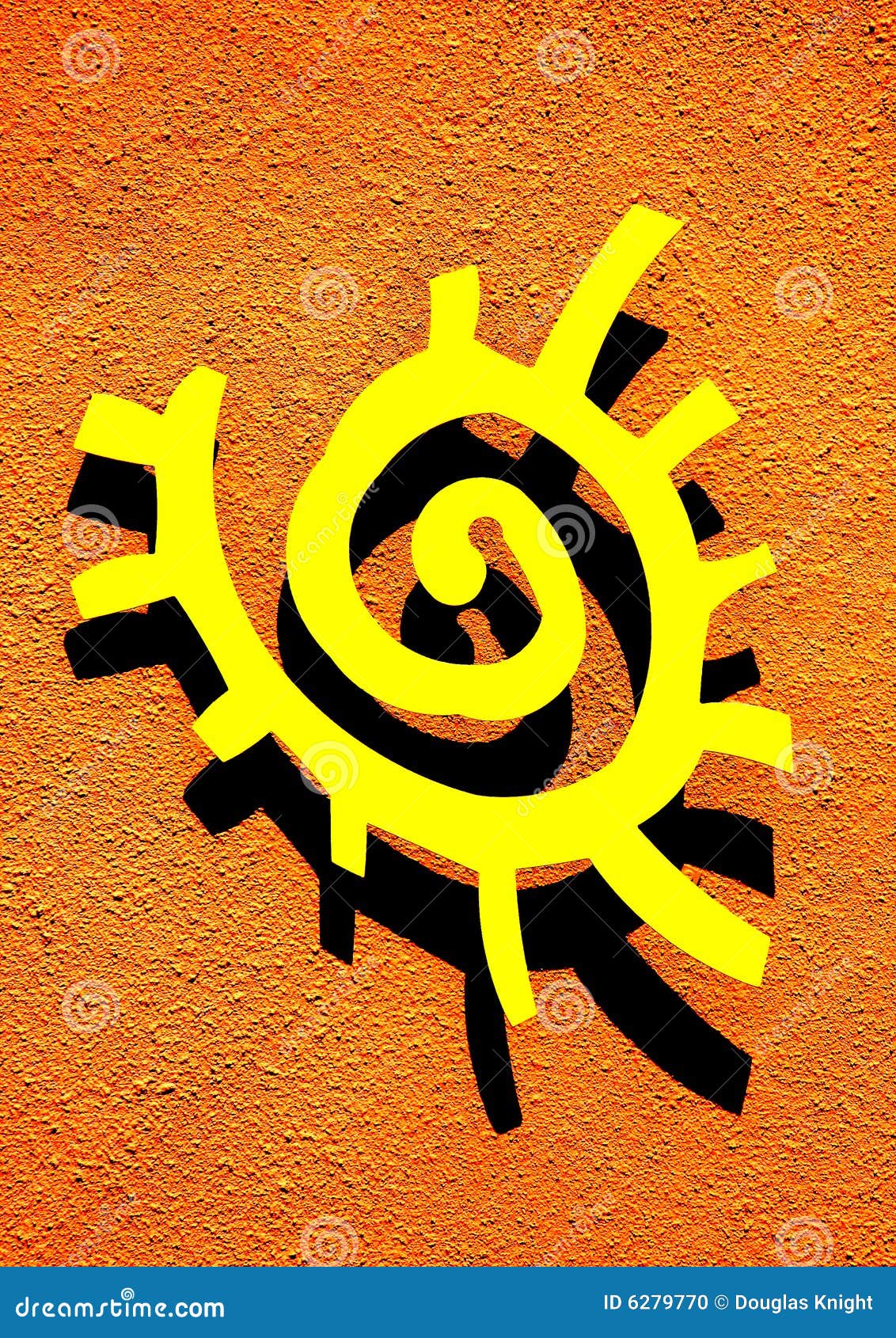 Het symbool van de zon stock foto. Image of naturalness - 6279770